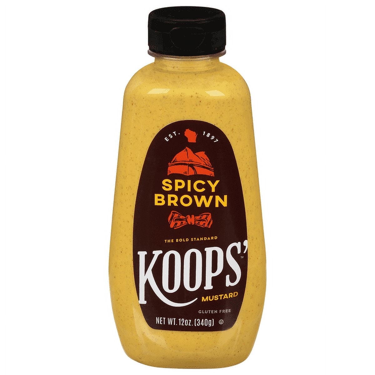 Koops Mustard Spicy Brown Mustard - 12 oz Pack of 3 - Walmart.com