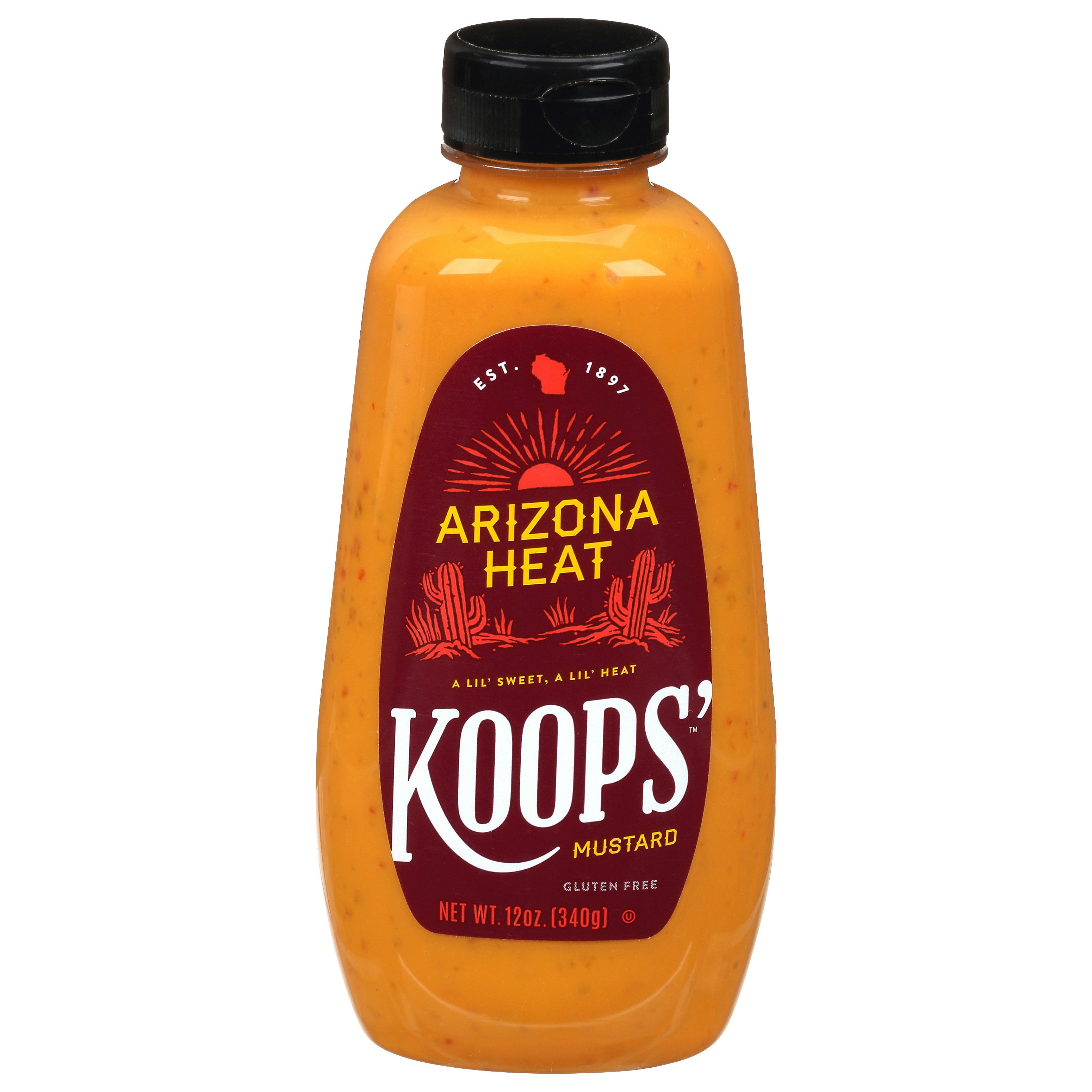 Koops Mustard Squeeze Arizona Heat 12 oz (Pack Of 12) - Walmart.com