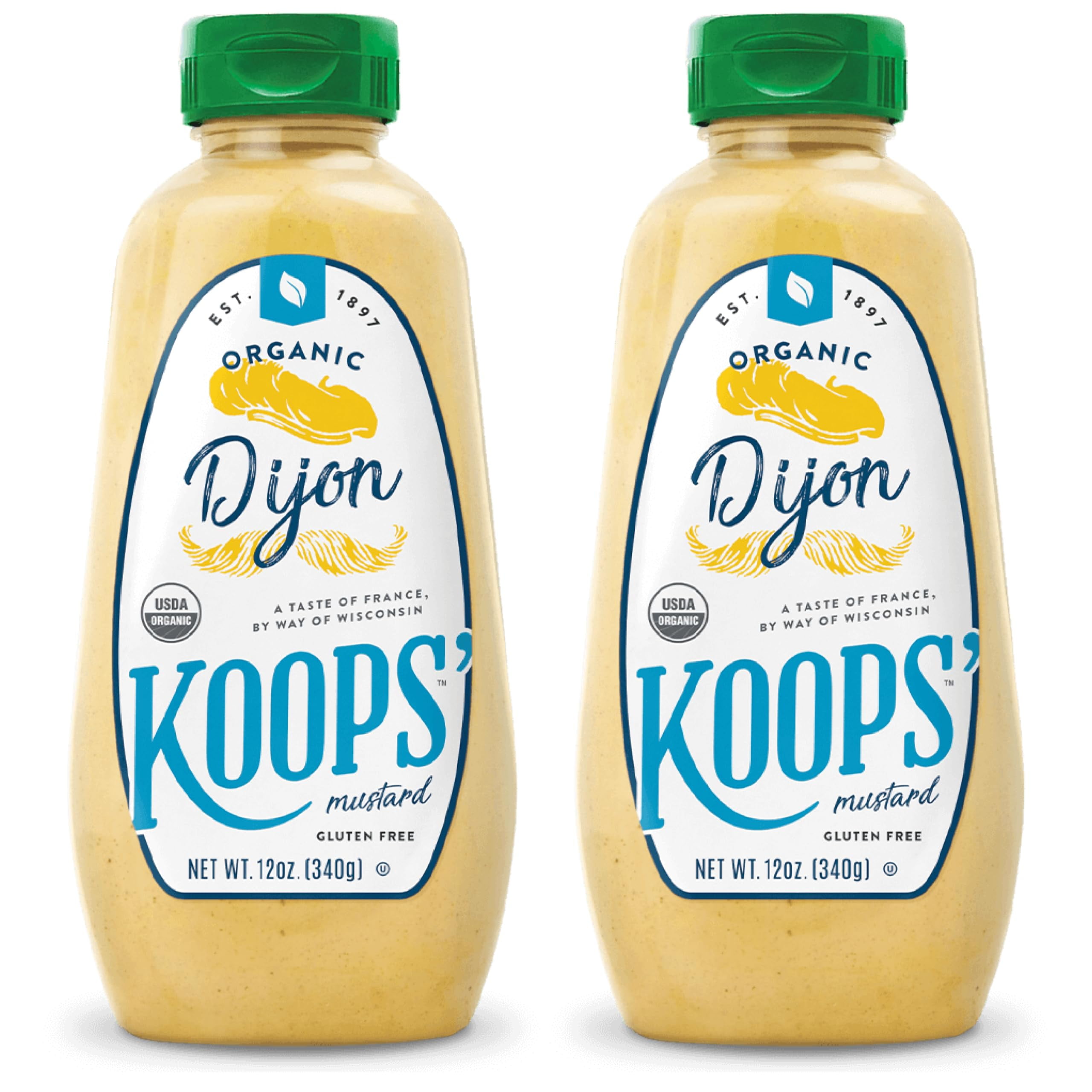 Koops' Organic Dijon Mustard IRF13 - Dijon Seasoning, Gluten-Free ...