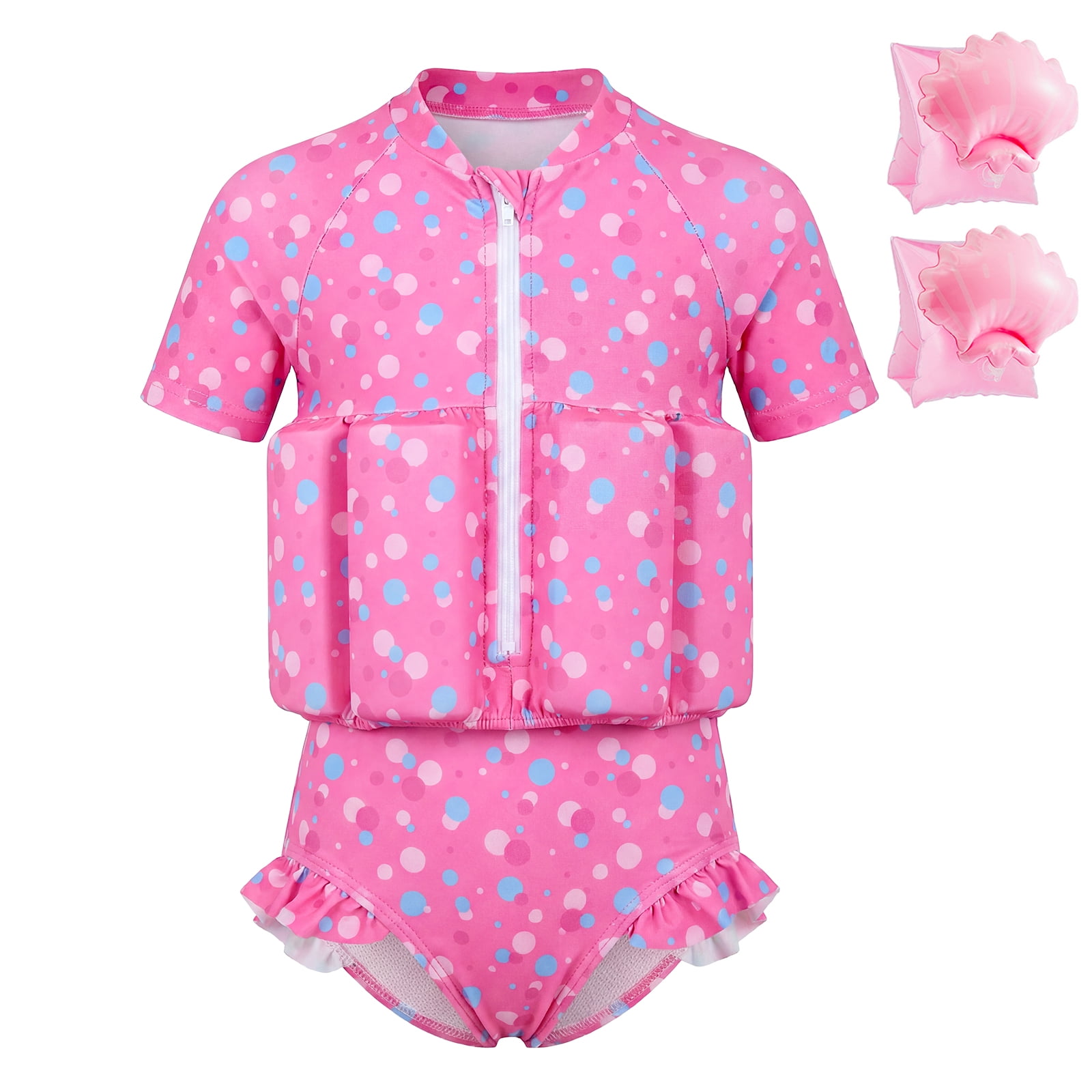 Koorium Toddler Floaties, One Piece Swimsuit with Bulit-in Floatation ...