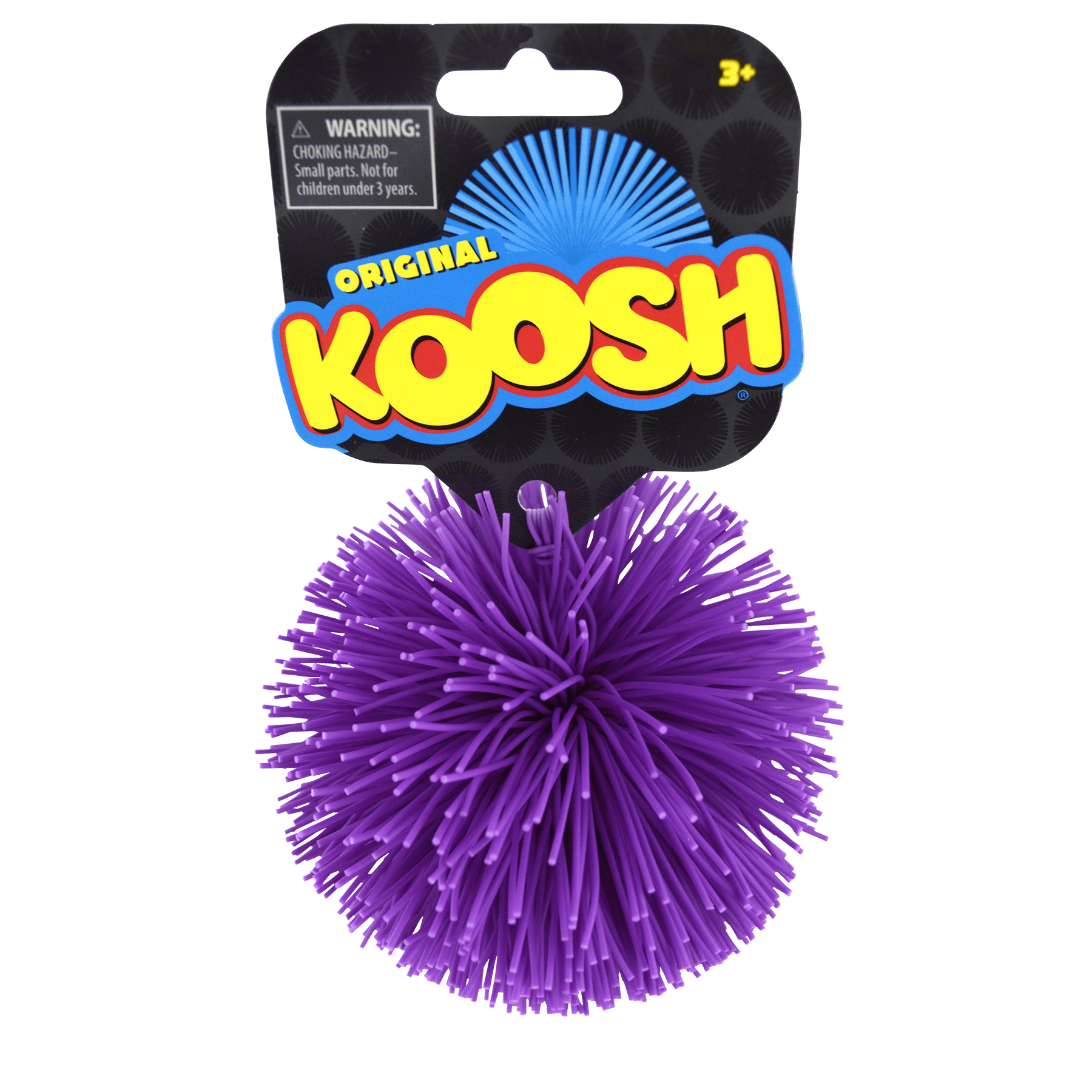PlayMonster Koosh Ball 3-inch Purple Soft Stress Fidget Toy Easy to ...
