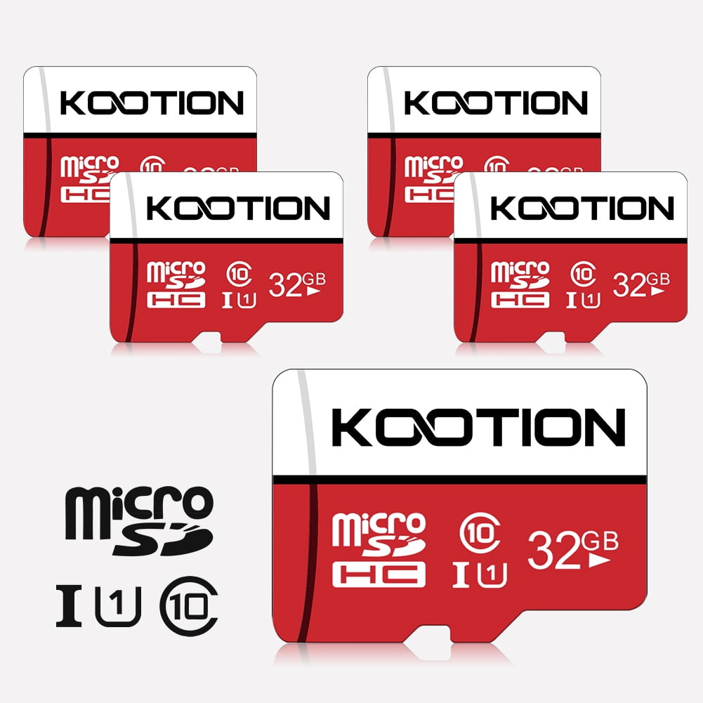 Kootion 5 Pack 32 GB Micro SD Cards TF Card High Speed Micro SDHC UHS-I ...