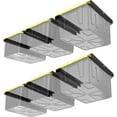 Koova Overhead Garage Storage Rack, Adjustable Ceiling Mount, Fits Six ...