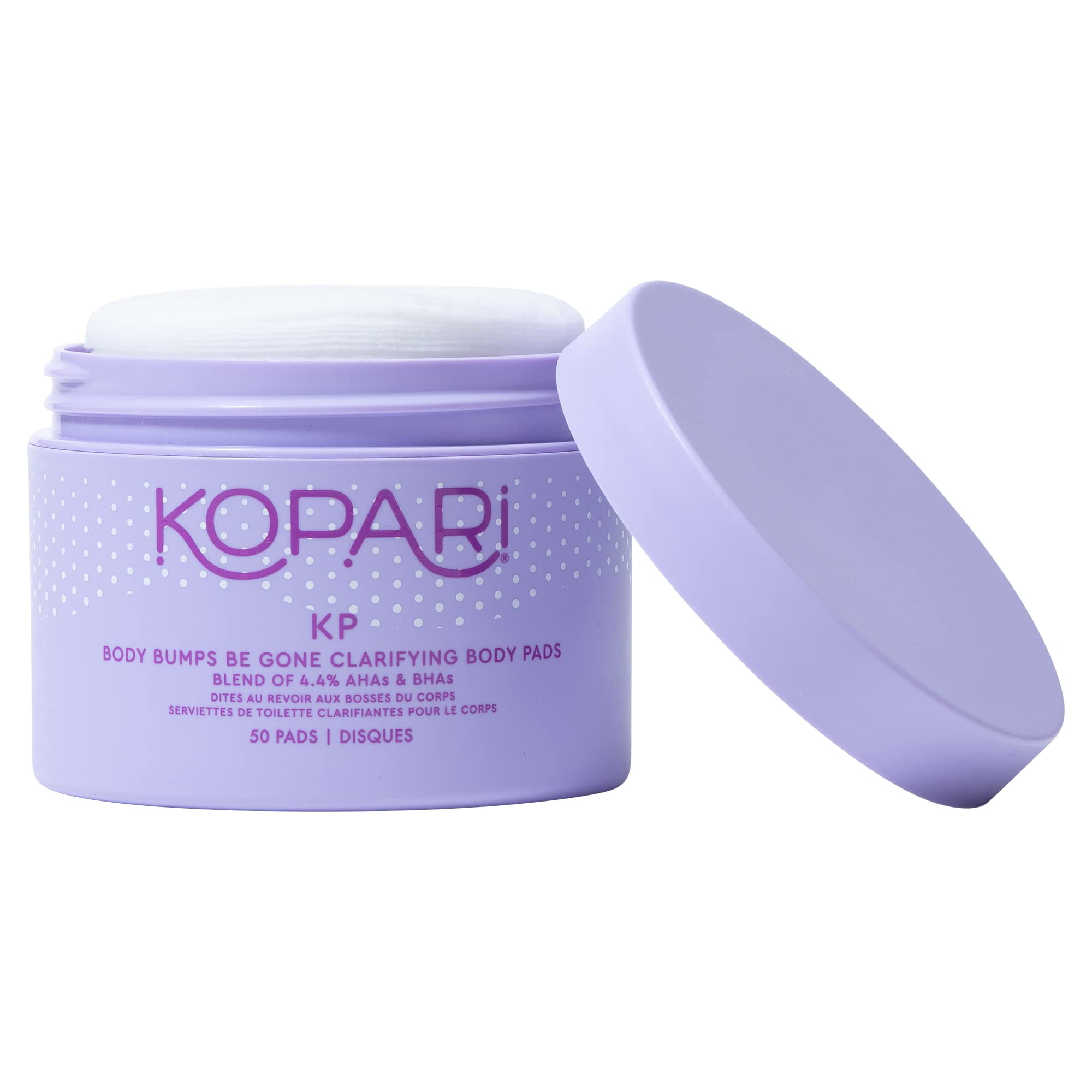 Kopari KP Body Bumps YPF5 Be Gone Clarifying Body Pads with 4.4% AHAs ...