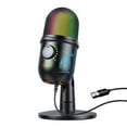 Kopeak USB Gaming PC Microphone, New Design for Streaming Podcasts, RGB ...