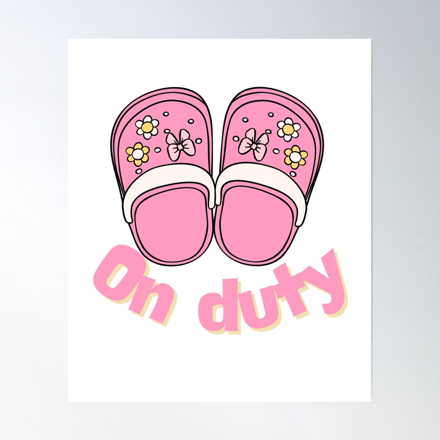 Kopie Von Nurse On Duty Poster Wall Art, Modern Wall Decor, 12x18 ...