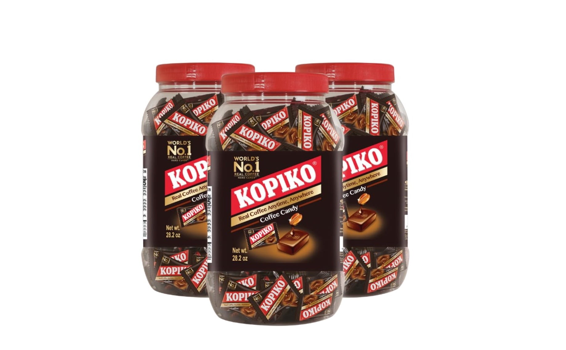 Kopiko Coffee Candy – Real Coffee Kick, Instant Energy Boost (3-Pack 28 ...