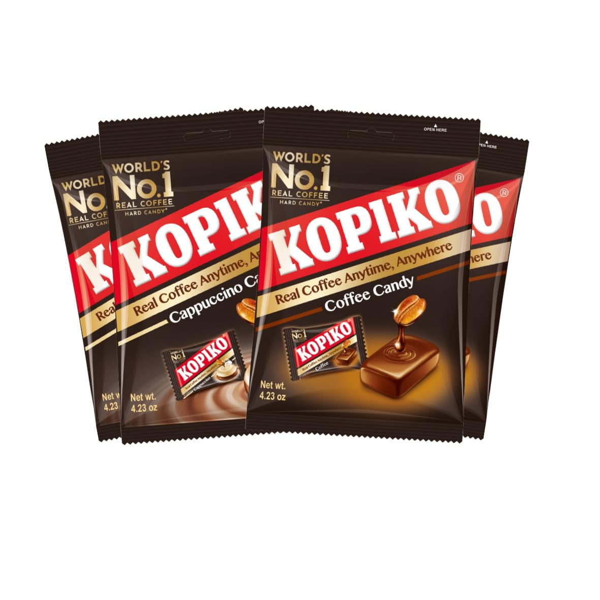Kopiko Coffee & Cappuccino BCF26 Candy - Bold-Tasty Hard Candy from ...