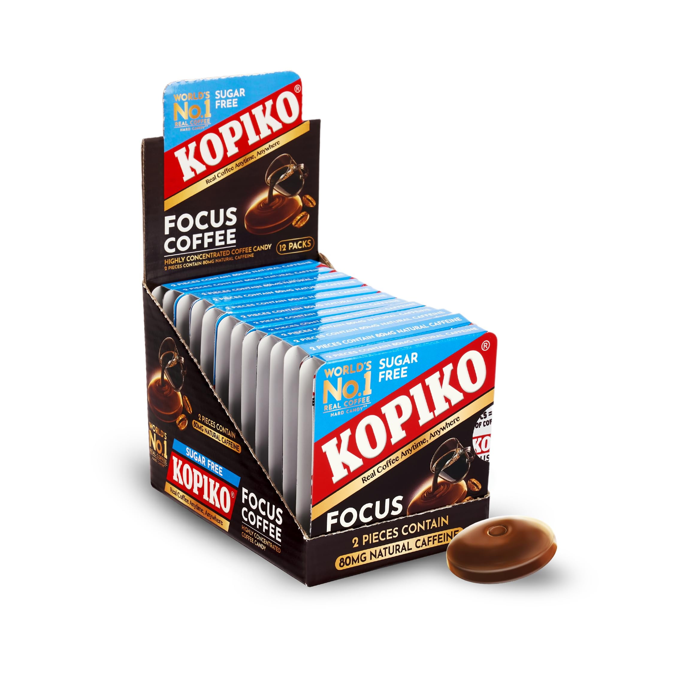 Kopiko Focus Coffee Candy ESF27 - Have 80mg Caffeine per 2 Pieces for ...