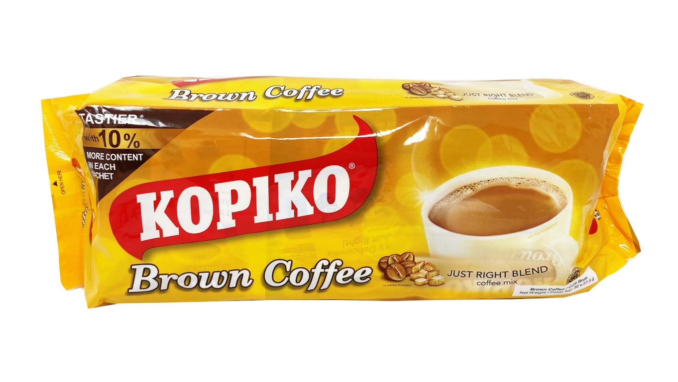 Kopiko 3in1 Instant Brown Coffee with Creamer and Sugar - 24 Packets ...
