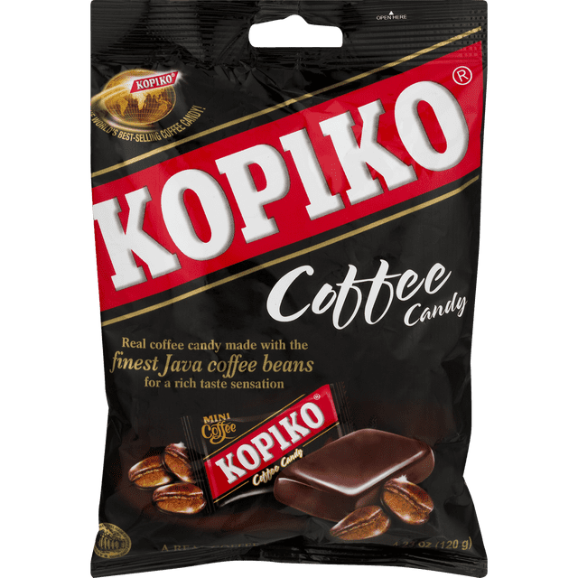 Kopiko Java Coffee Bean Extract Mini Coffee Candy, Tasty Sweet Snack, 4 ...