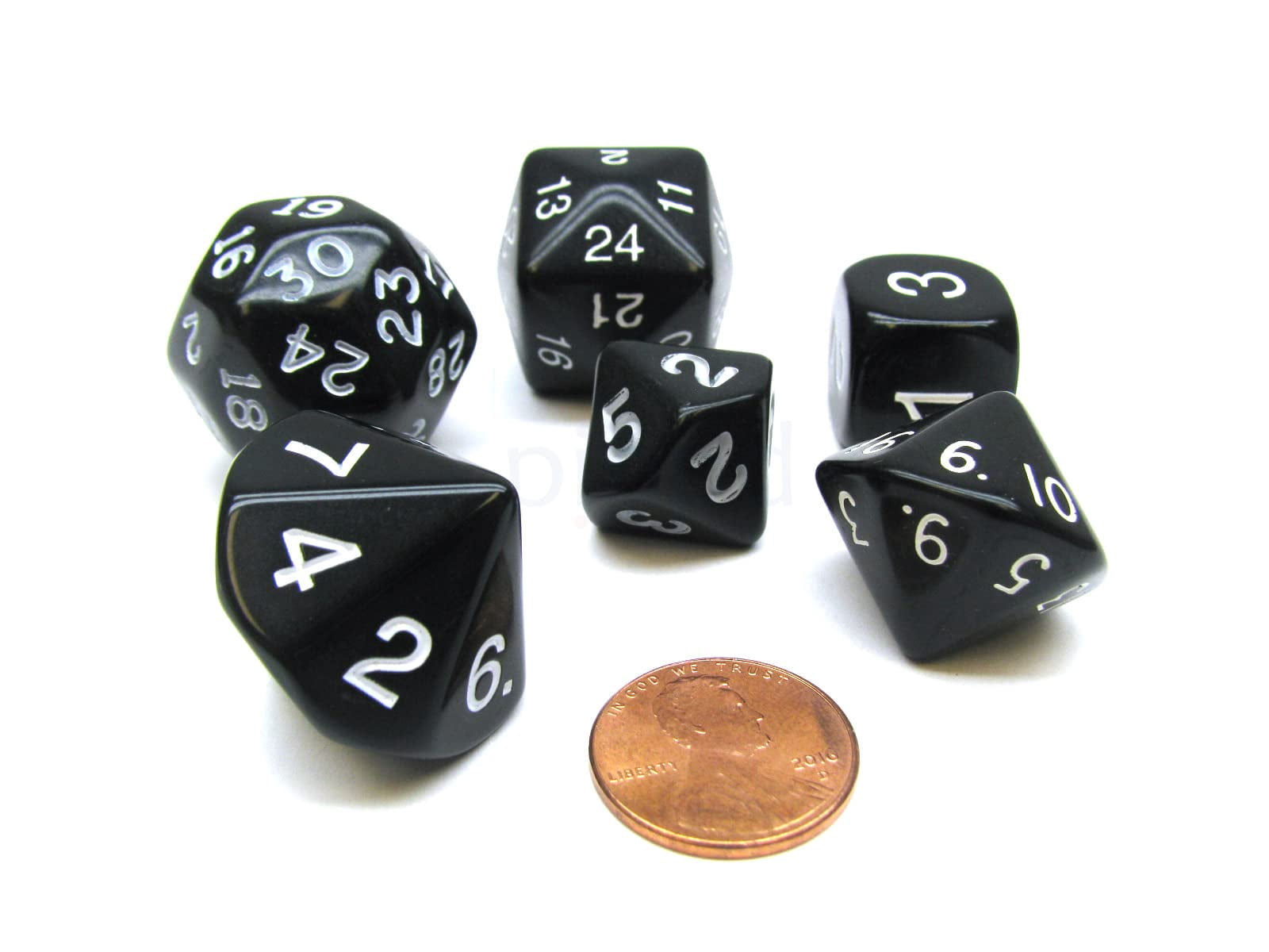 Koplow Games Black Special Who Knew 6 Dice Set - Walmart.com