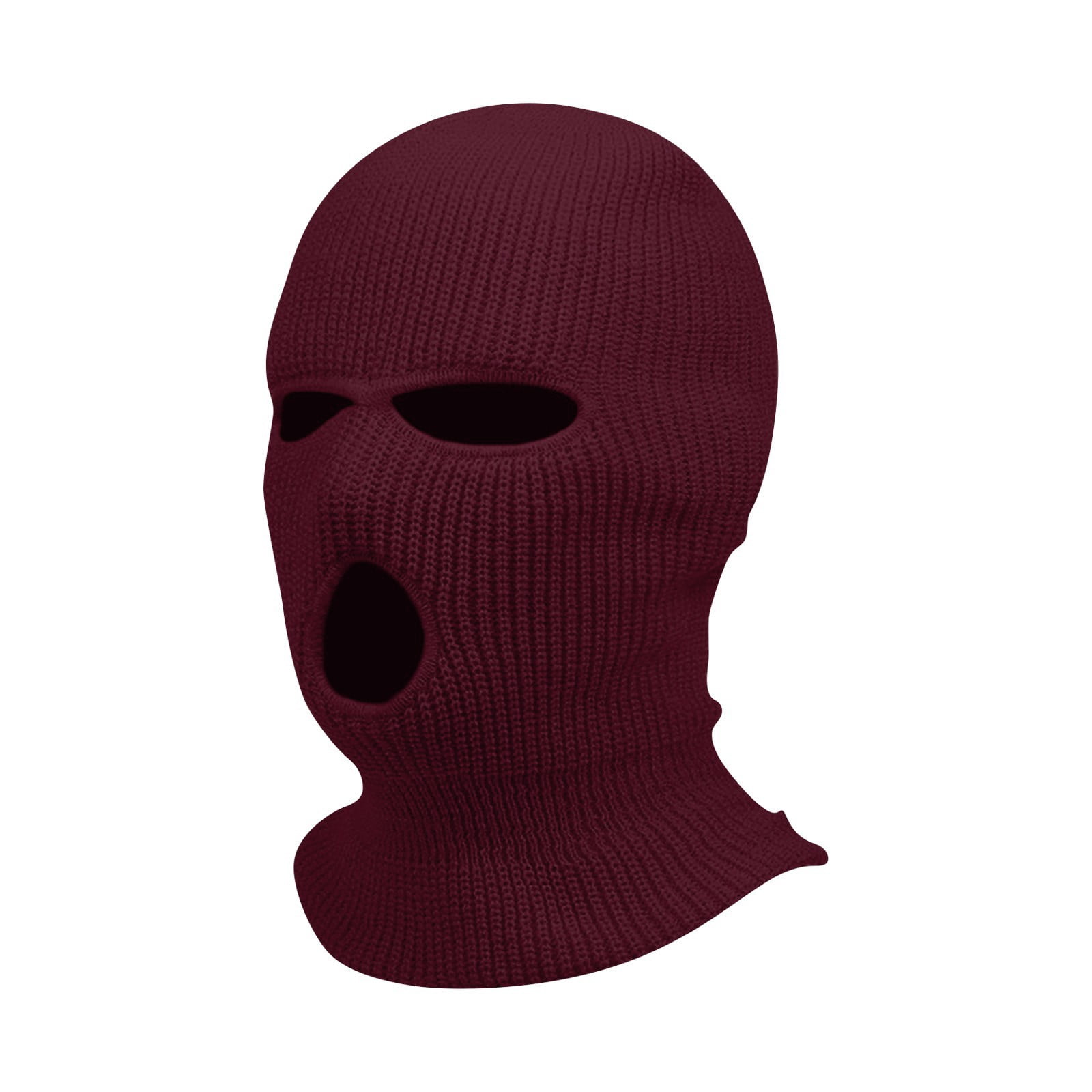 Kopltyrfg 3-Hole Knit Sew Acrylic Outdoor Full Face Cover Thermal ...