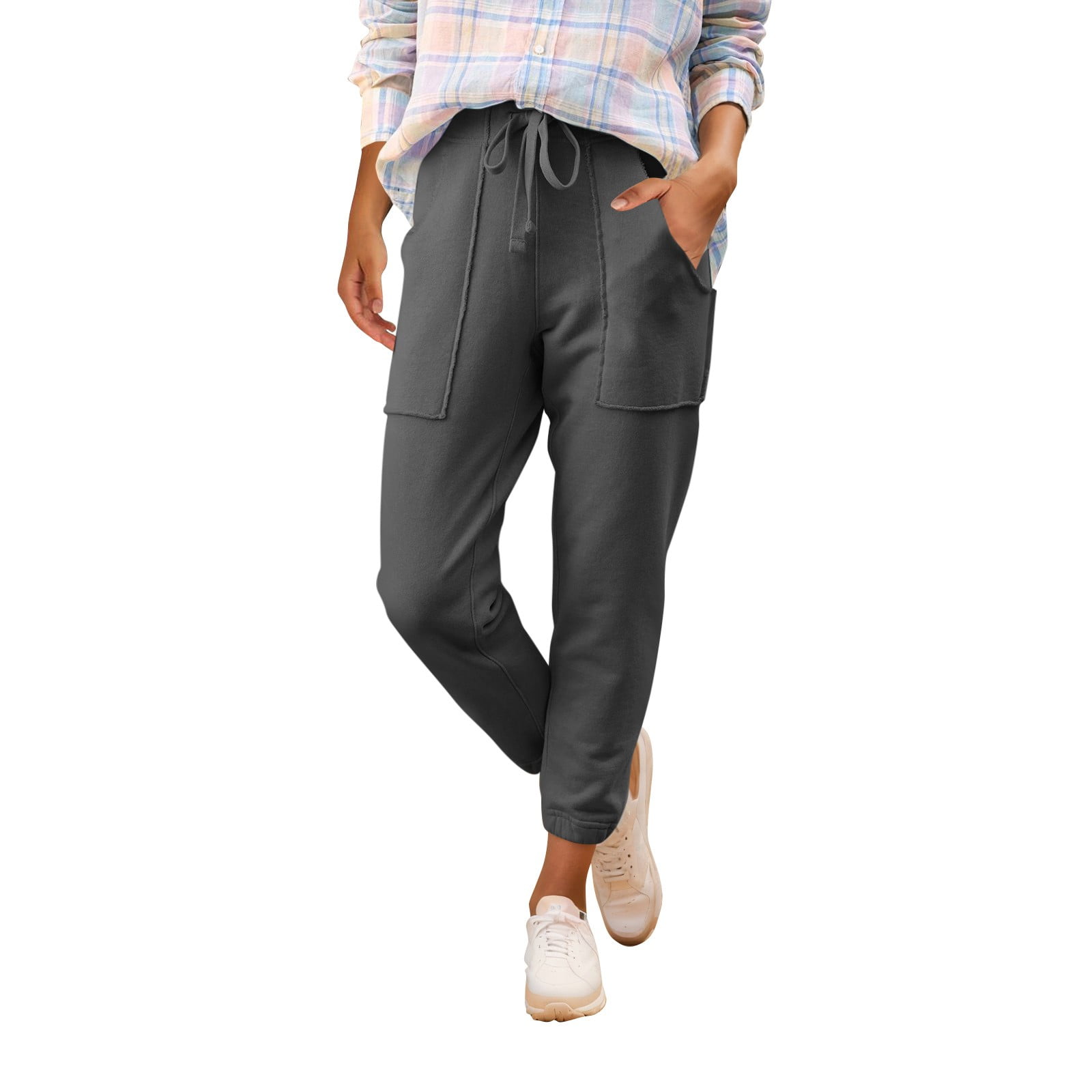 Kopltyrfg Petite Sweatpants for Women Petite Length Jogger Sweatpants ...