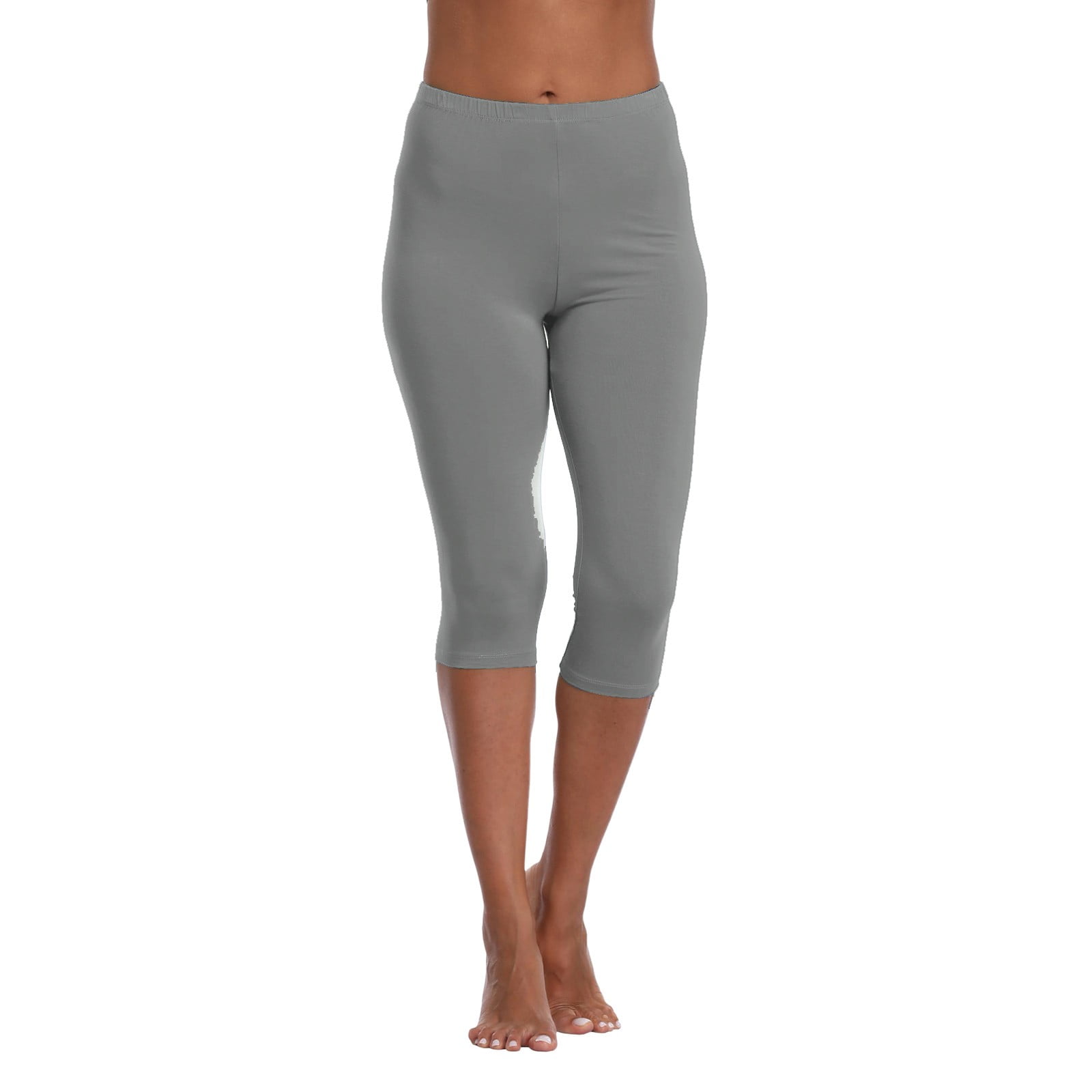 Kopltyrfg Women's Low-Rise Yoga Capris Scrunch Butt-Lifting Tummy ...