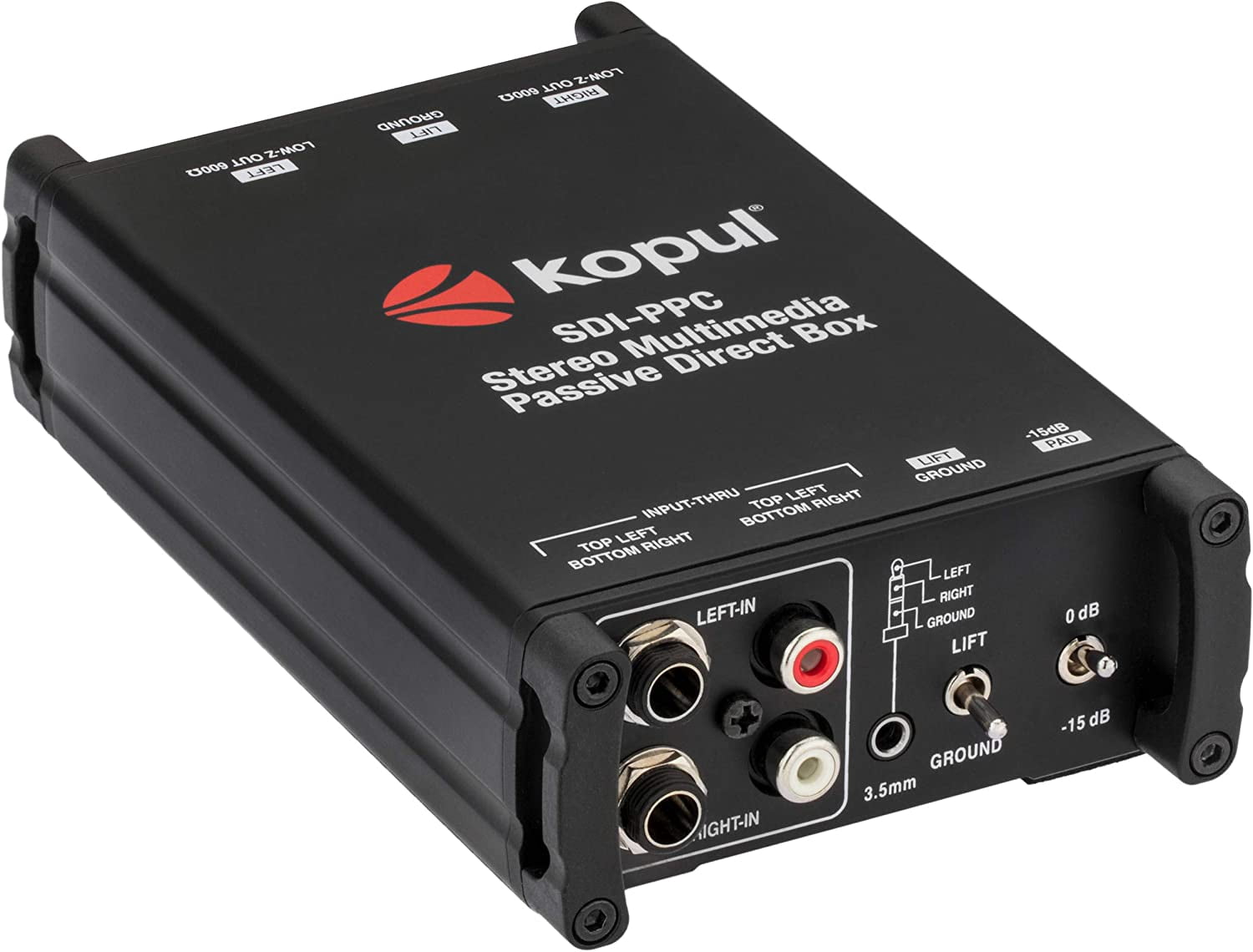 Kopul SDI-PPC Stereo Multimedia Passive Direct Box - Walmart.com