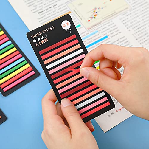 Koqye 3600 Sheets Highlighter Strips Set, Colorful Sticky Index Tabs ...