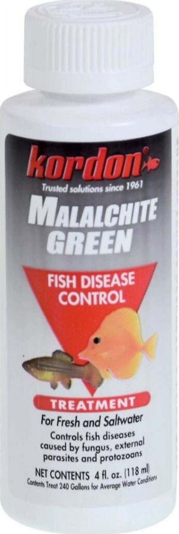 Kordon Malachite Green Disease Control [Aquarium, Medications FW & SW] 4 oz - Walmart.com