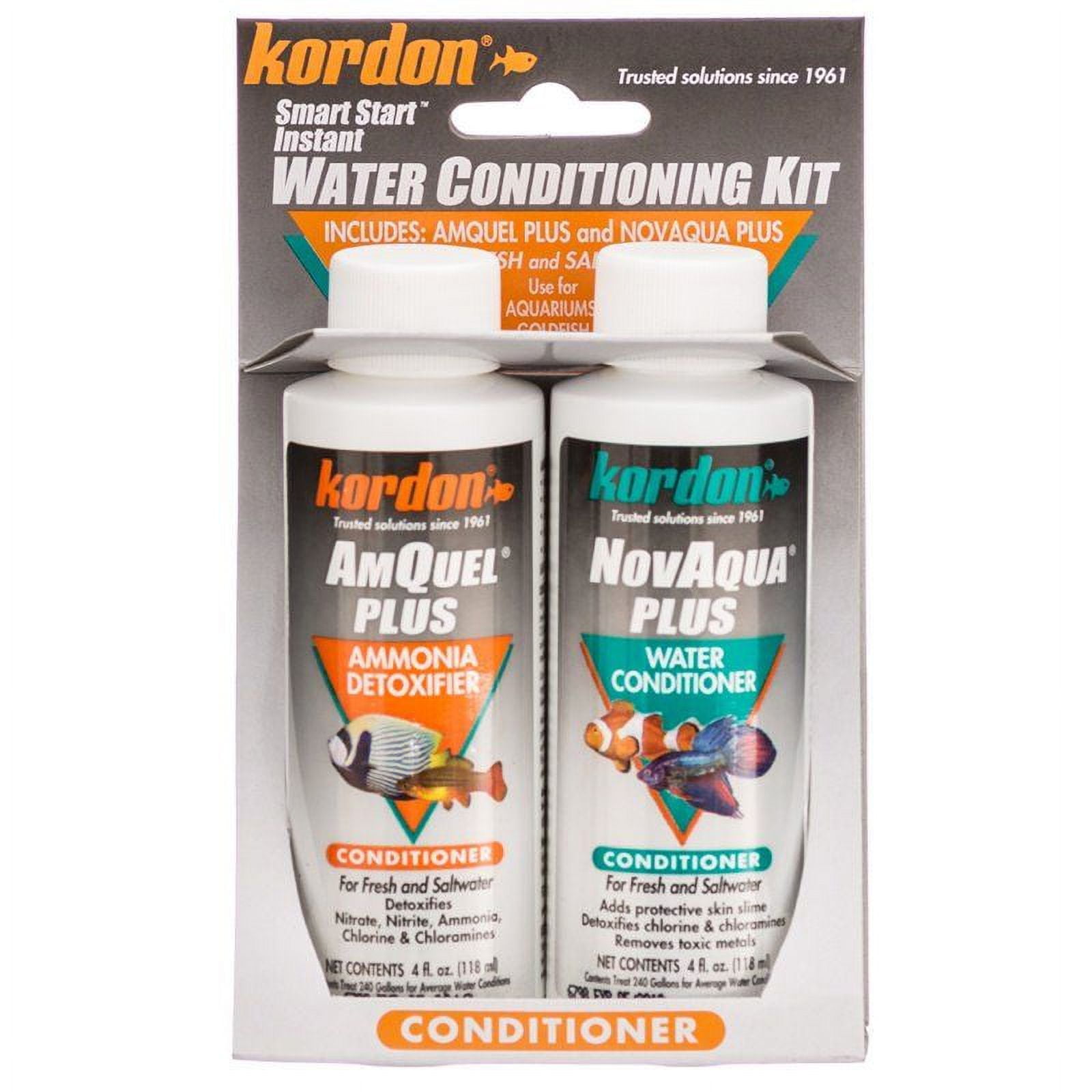 Kordon NovAqua + AmQuel Start Smart Instant Water Conditioning Kit ...