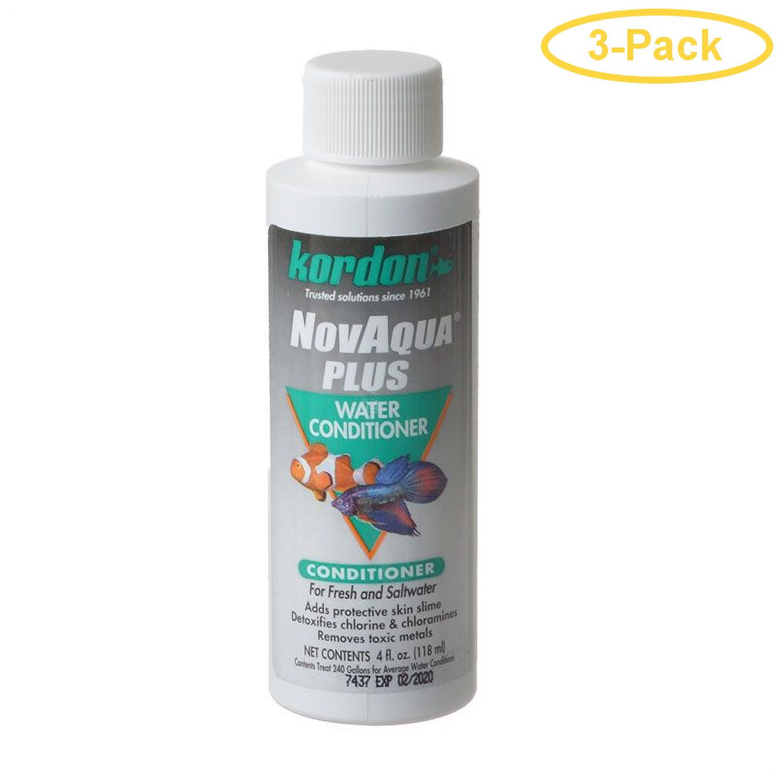 Kordon NovAqua + Water Conditioner 4 oz - Pack of 3 - Walmart.com