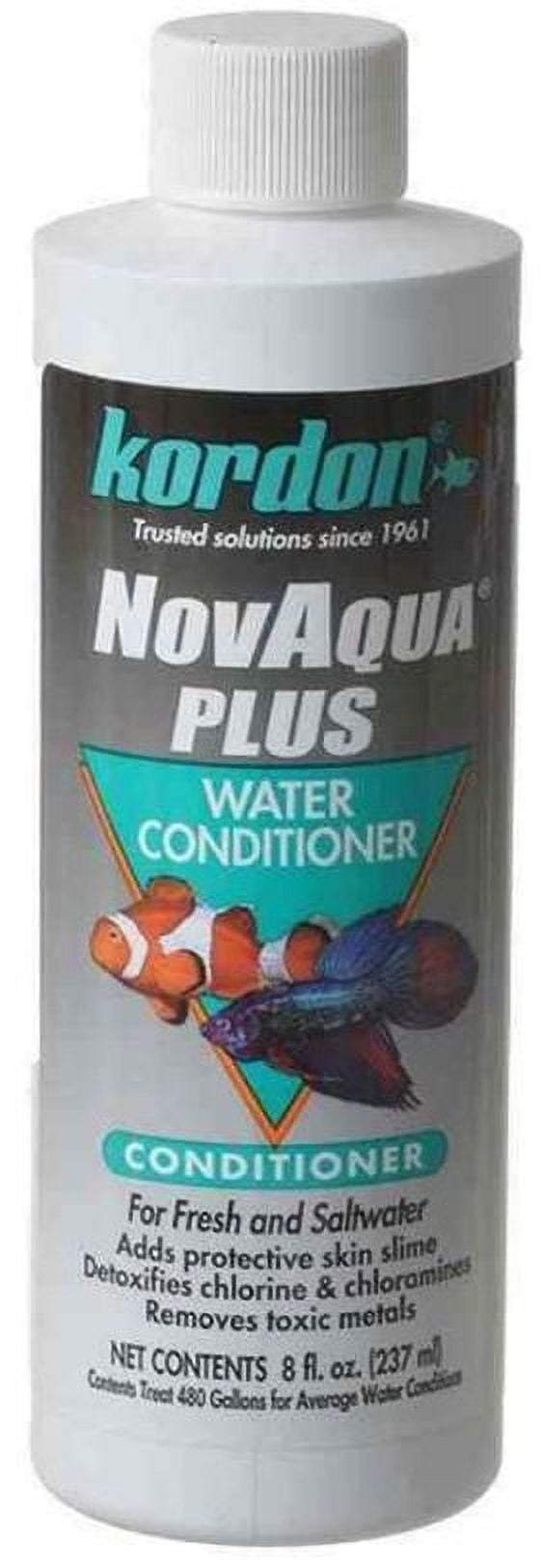 Kordon NovAqua + Water Conditioner [Aquarium, Ammonia Removers] 8 oz ...