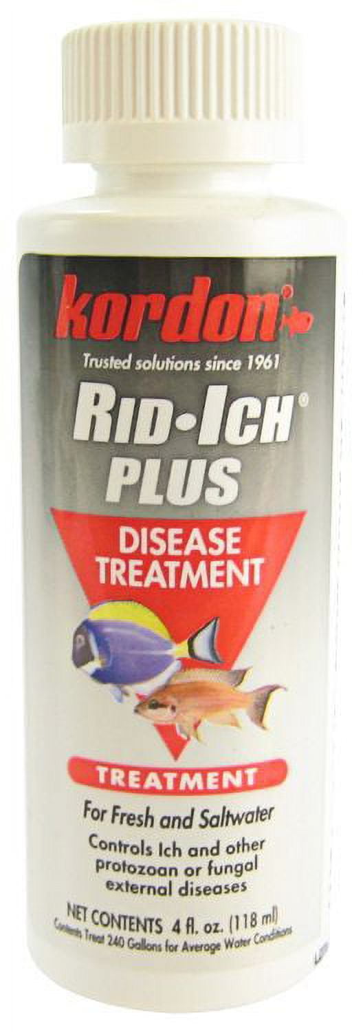 Kordon Rid-Ich + Disease Treatment [Aquarium, Medications FW & SW] 4 oz ...