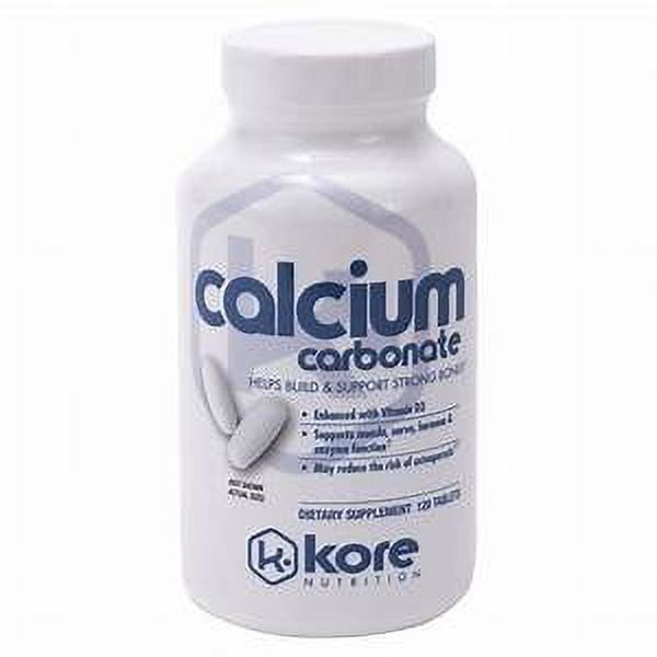 Kore Calcium Carbonate 120 Tablets - Walmart.com