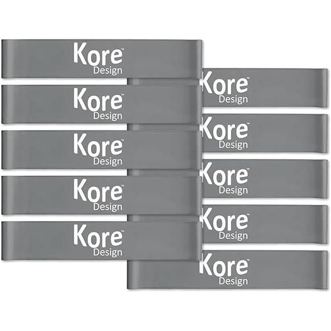 Kore Latex Fidget Kick Chair Bands, Gray - Pack of 10 - Walmart.com