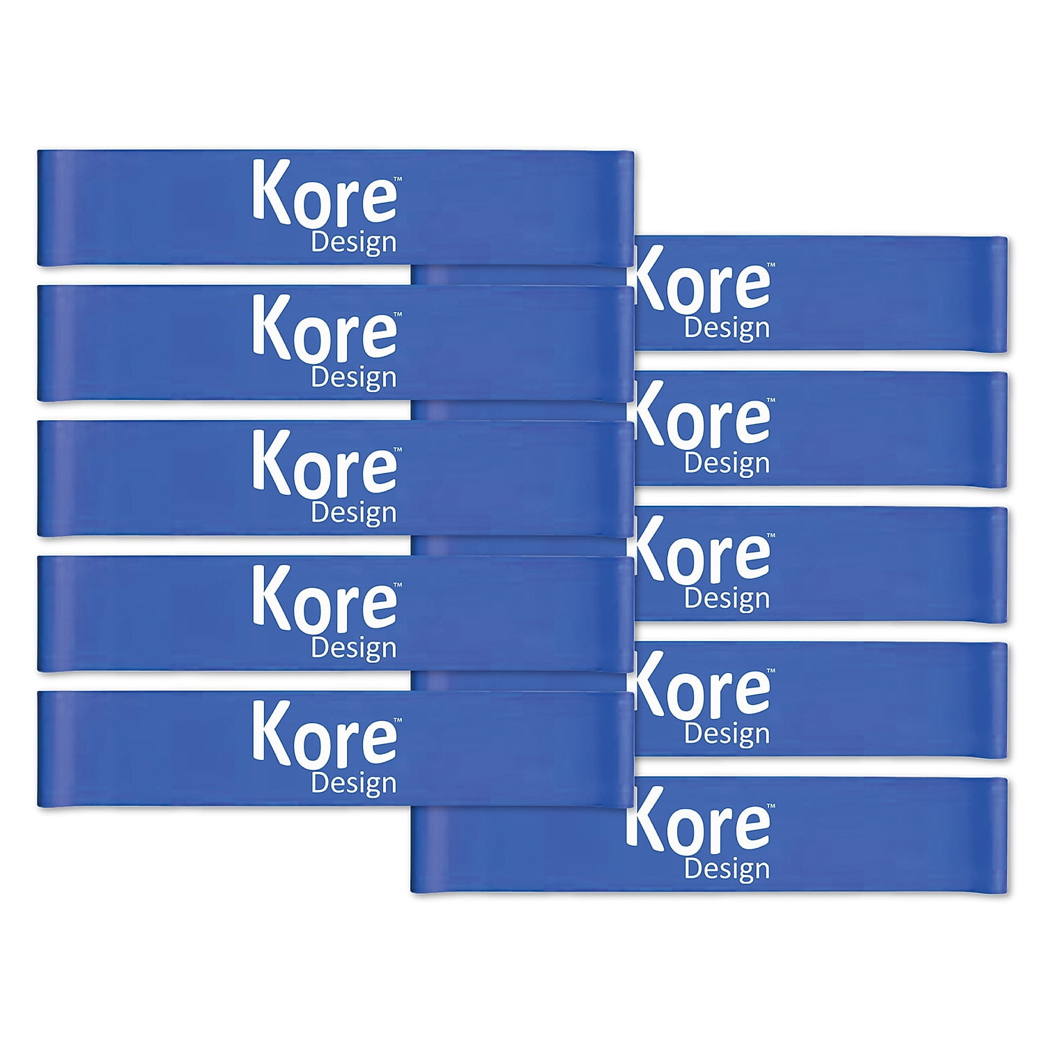 Kore Design Chair Fidget Silicone Kick Bands Blue 10/Pack (KD-KB0001 ...
