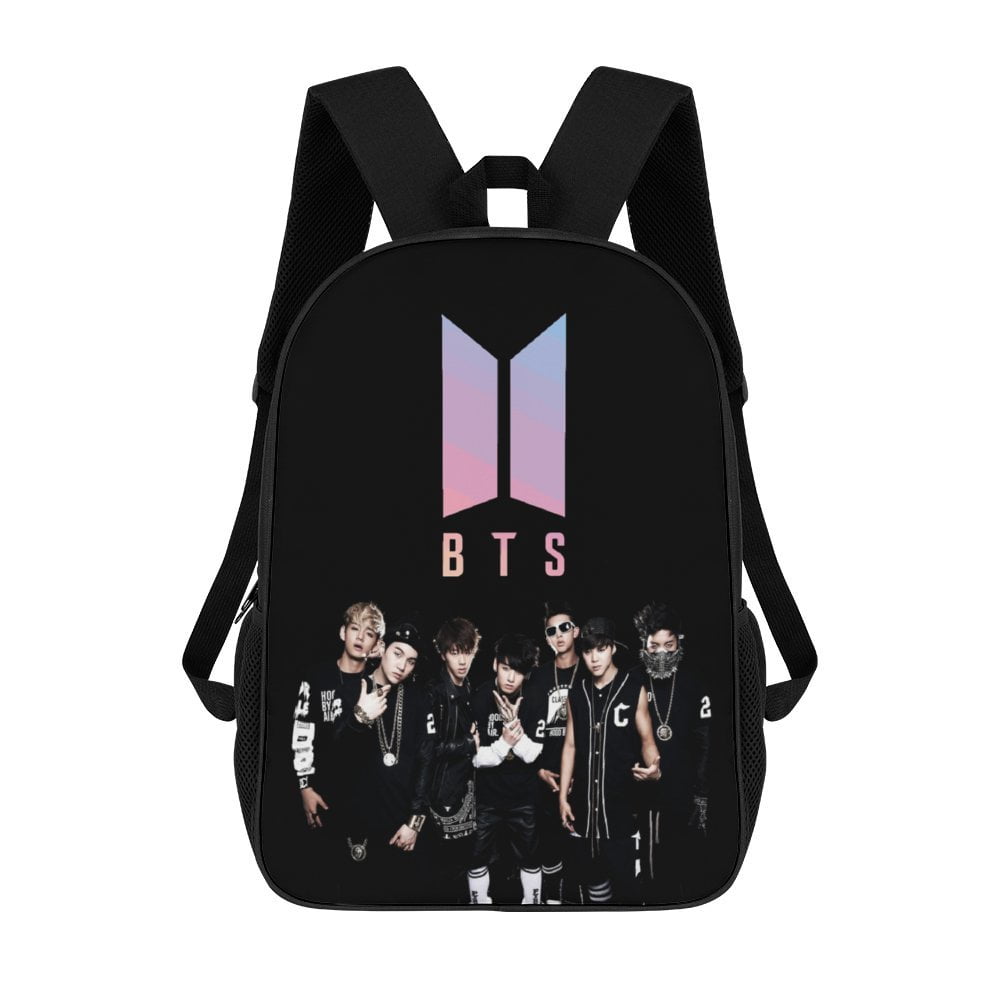 Korea BTS Unisex, Leisure Backpack for Adults ,17 Inch Backpack, Large ...