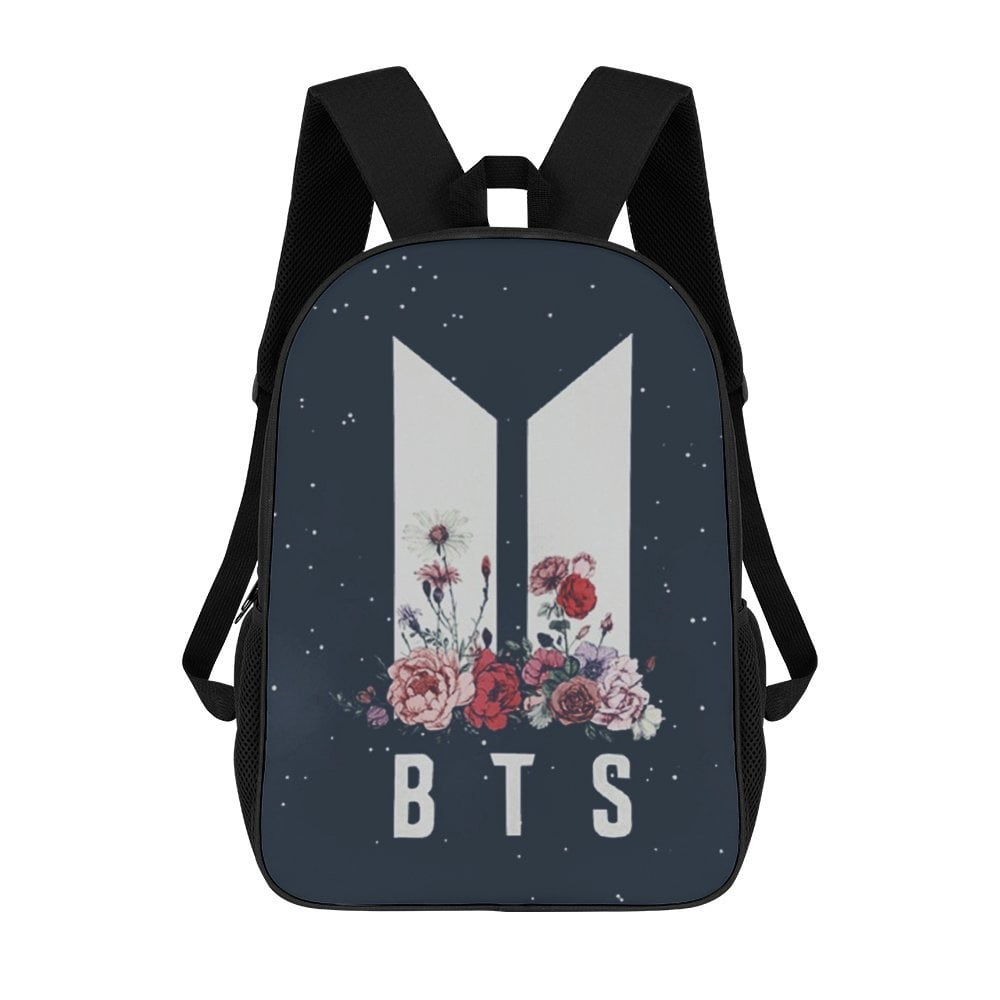 Korea BTS Unisex, Leisure Backpack for Adults ,17 Inch Backpack, Large ...