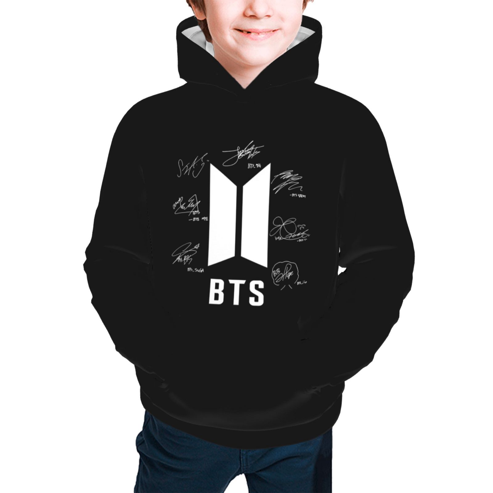 Korea Bts Unisex Kids Hoodie For Children'S Boys Girls Youth ...