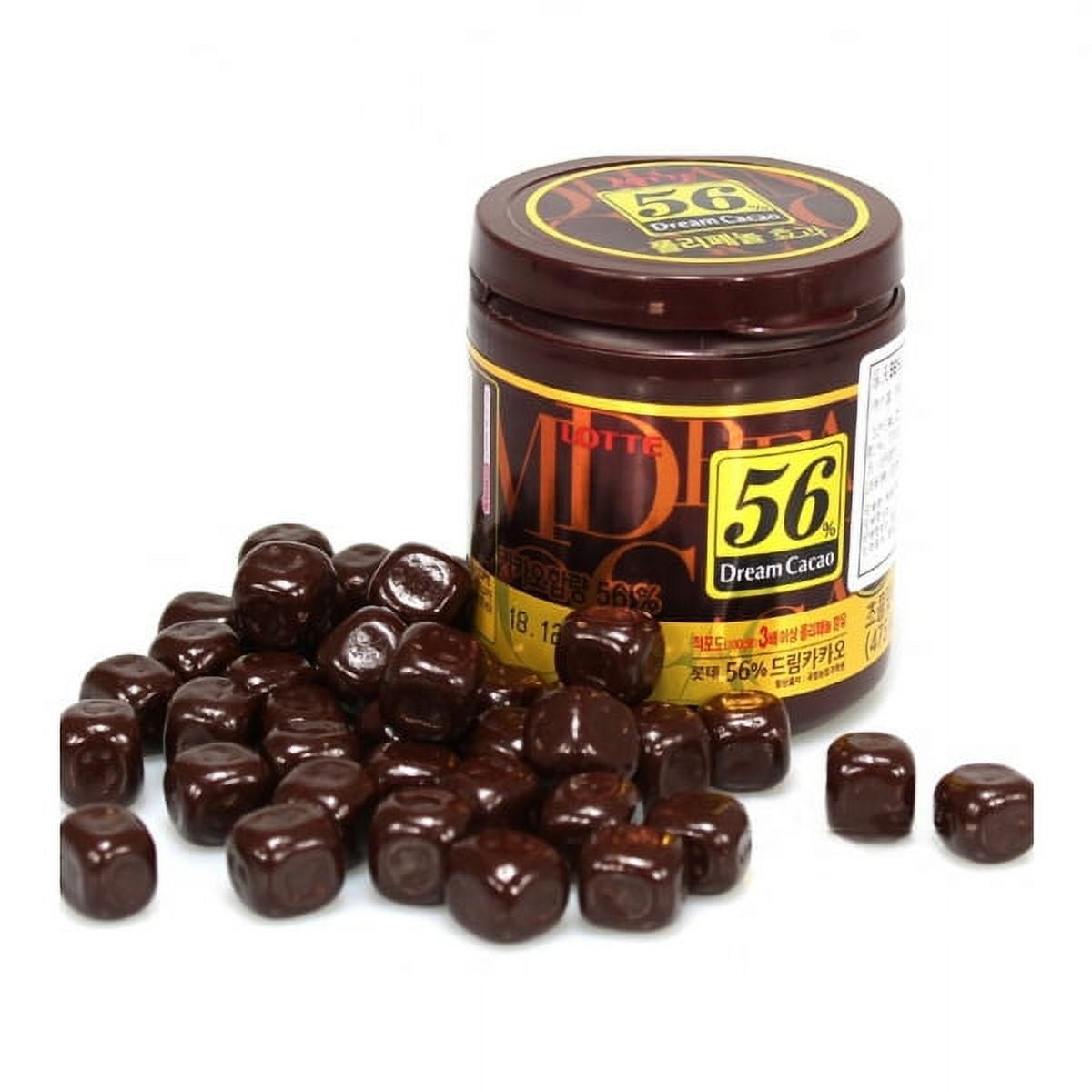 Lotte Korean Dark Chocolate 56% - Imported Sweets from Korea, 86g - Asian Groceries - Walmart.com