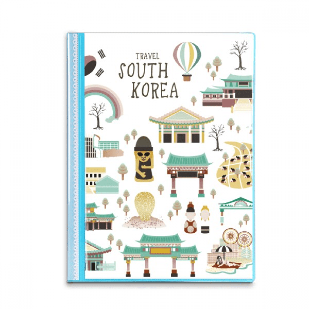 Korea Most Famous Landmarks Book Sheet Protectors Portfolio Binder ...