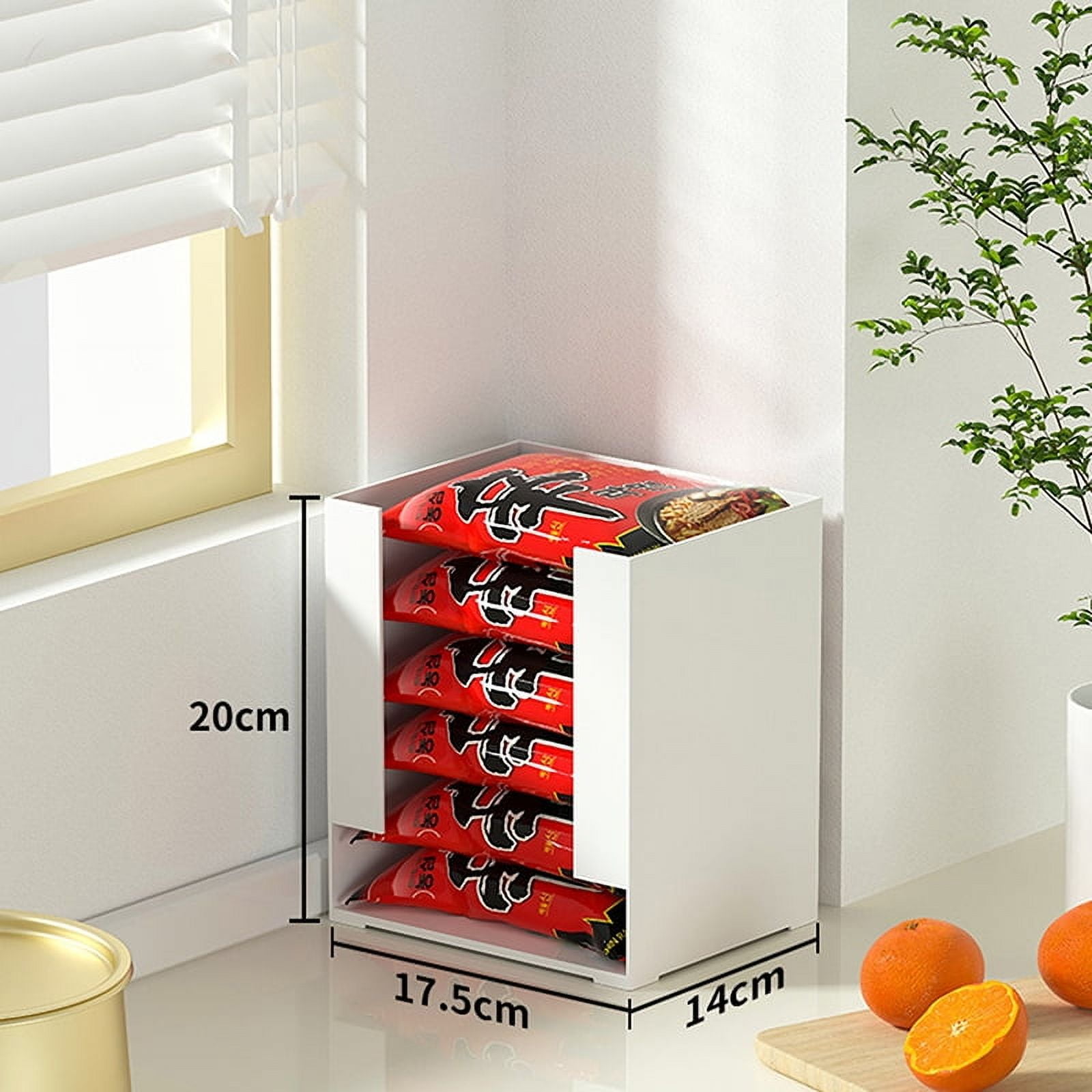 Korea Ramen Storage Box Kitchen Instant Noodle Cup Tissue Storage Bins ...