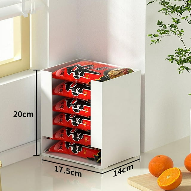 Korea Ramen Storage Box Kitchen Instant Noodle Cup Tissue Storage Bins ...