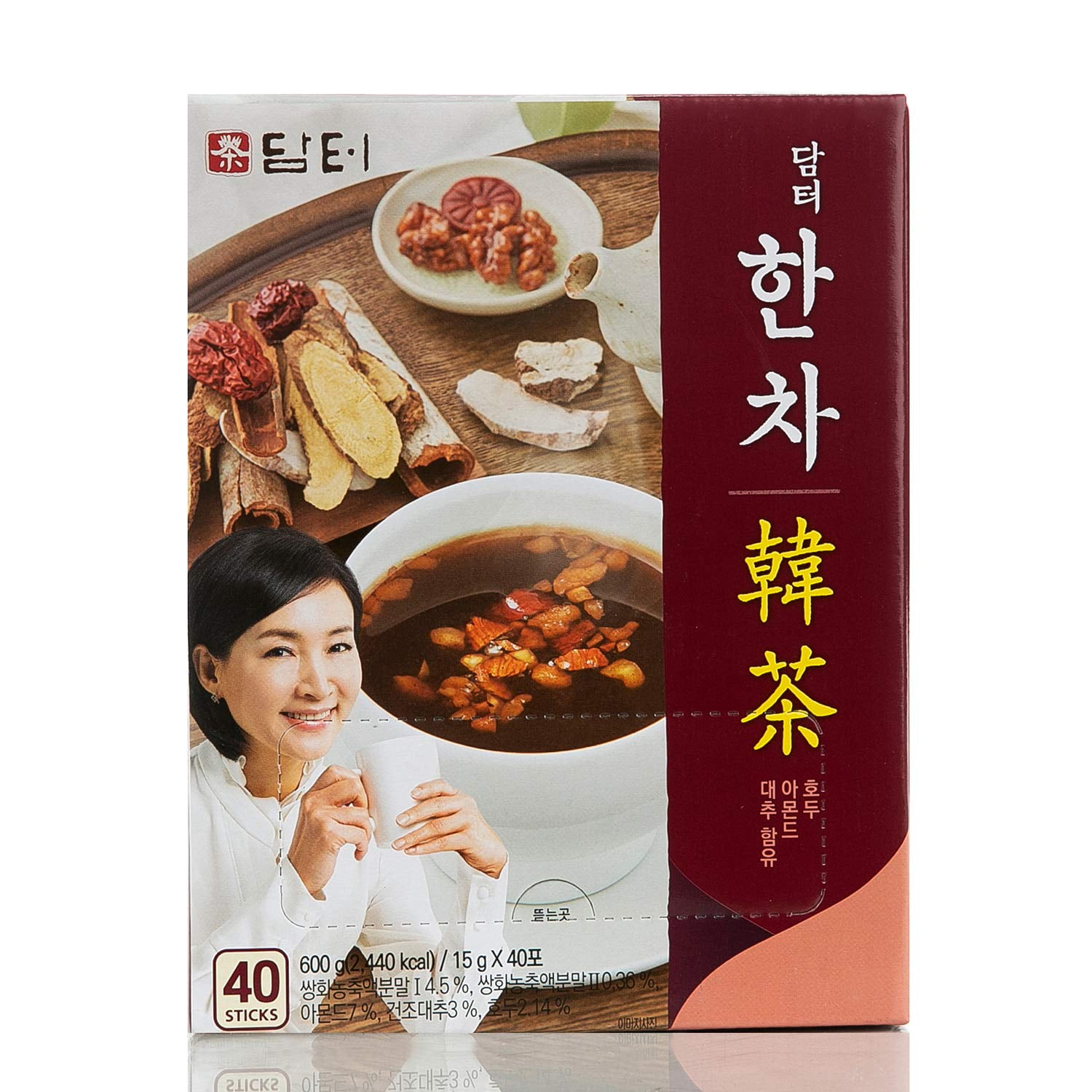 Korea Traditional Han Tea Tea single serve 15g x 40 sticks - Walmart.com