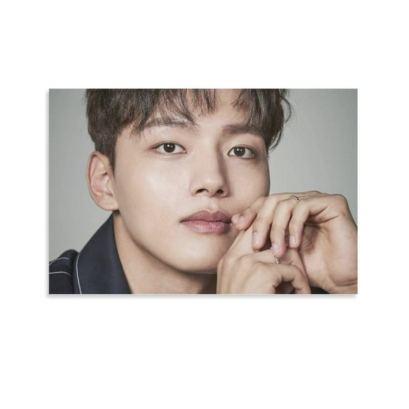 Korean Actor Jin GOO Poster Decorative Painting Canvas Wall Art Living ...