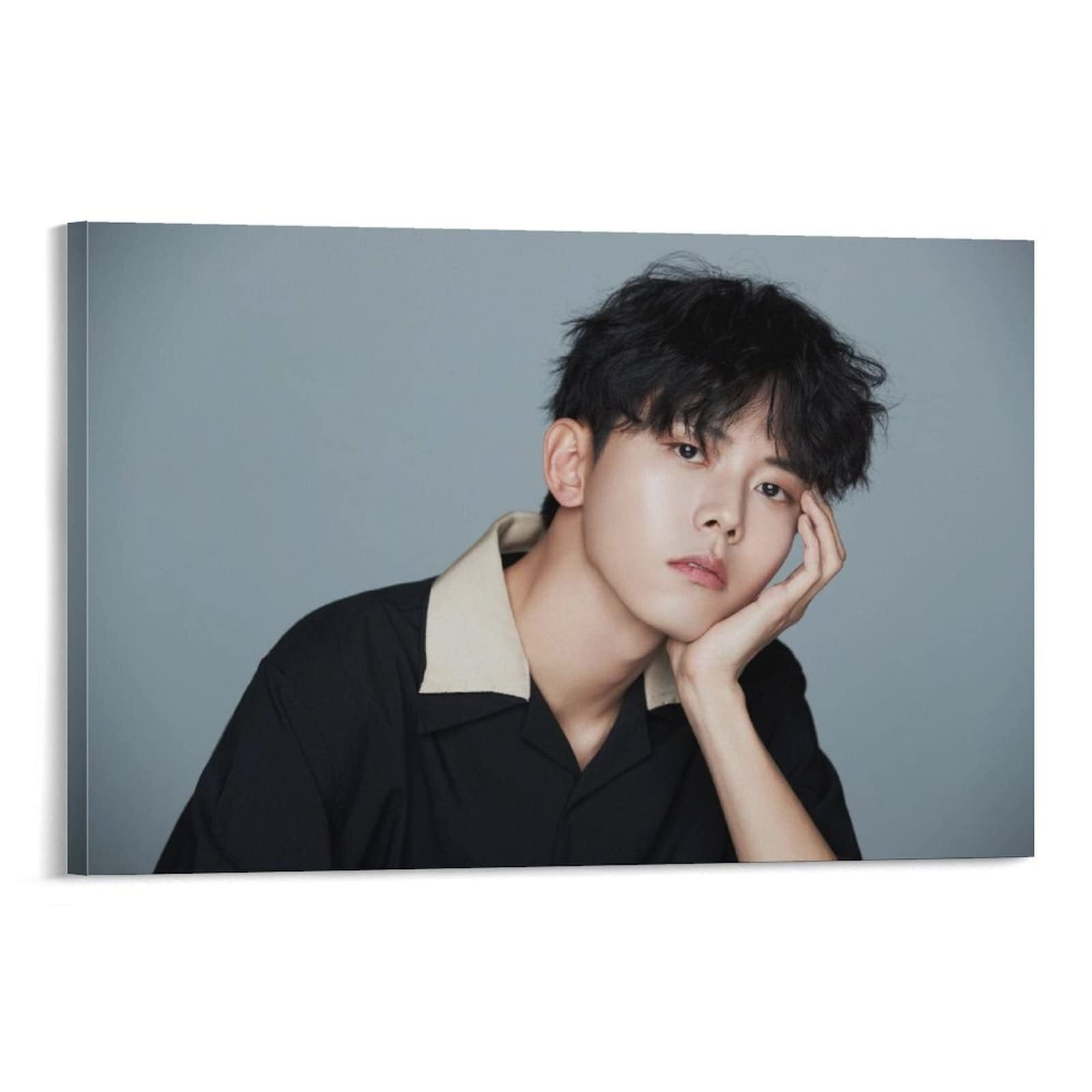 Korean Actor Joo Woo-Jae Poster Canvas Artwork Prints Rustic Farmhouse ...