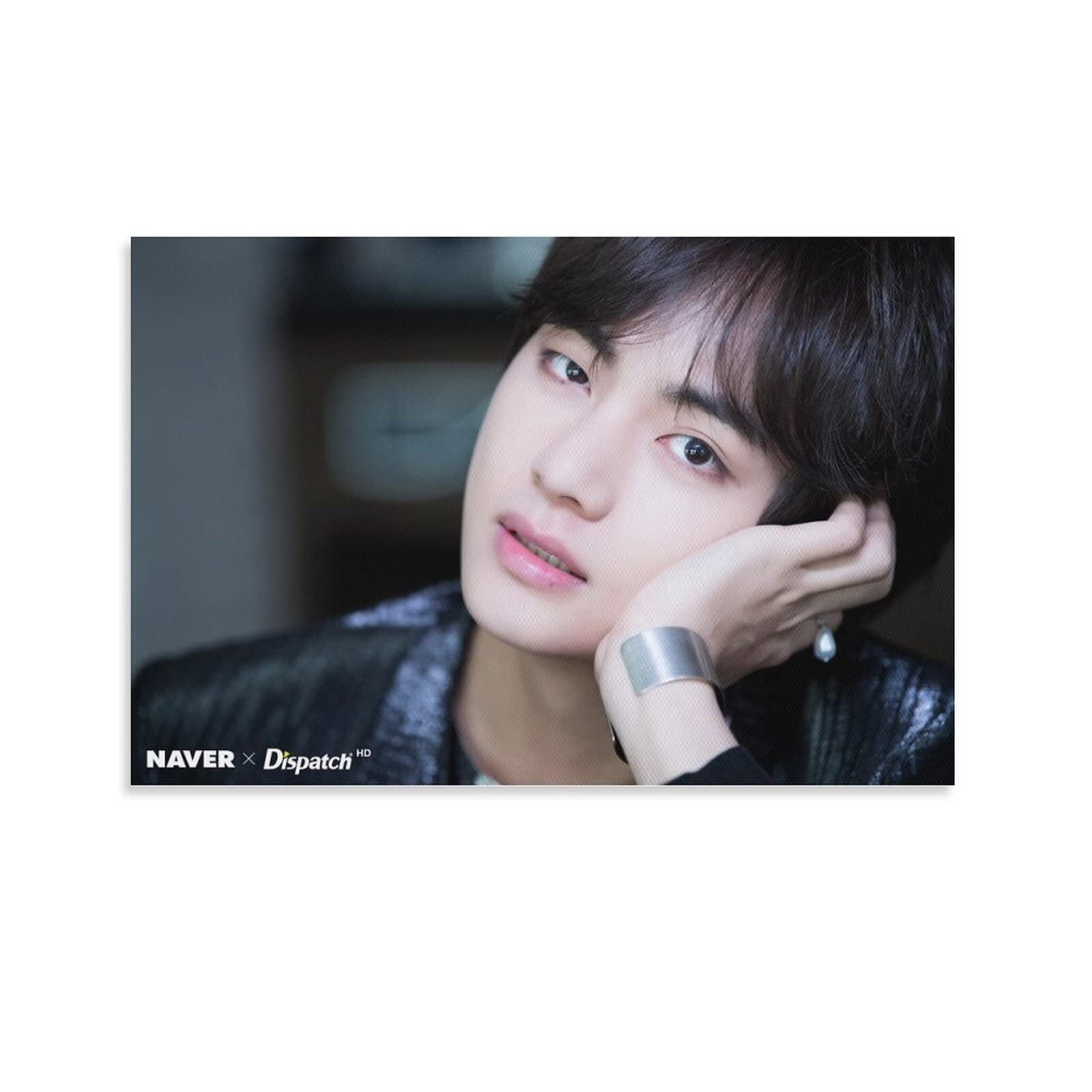 Korean Actor Kim Tae Hyung Poster Canvas Artwork Prints Rustic ...