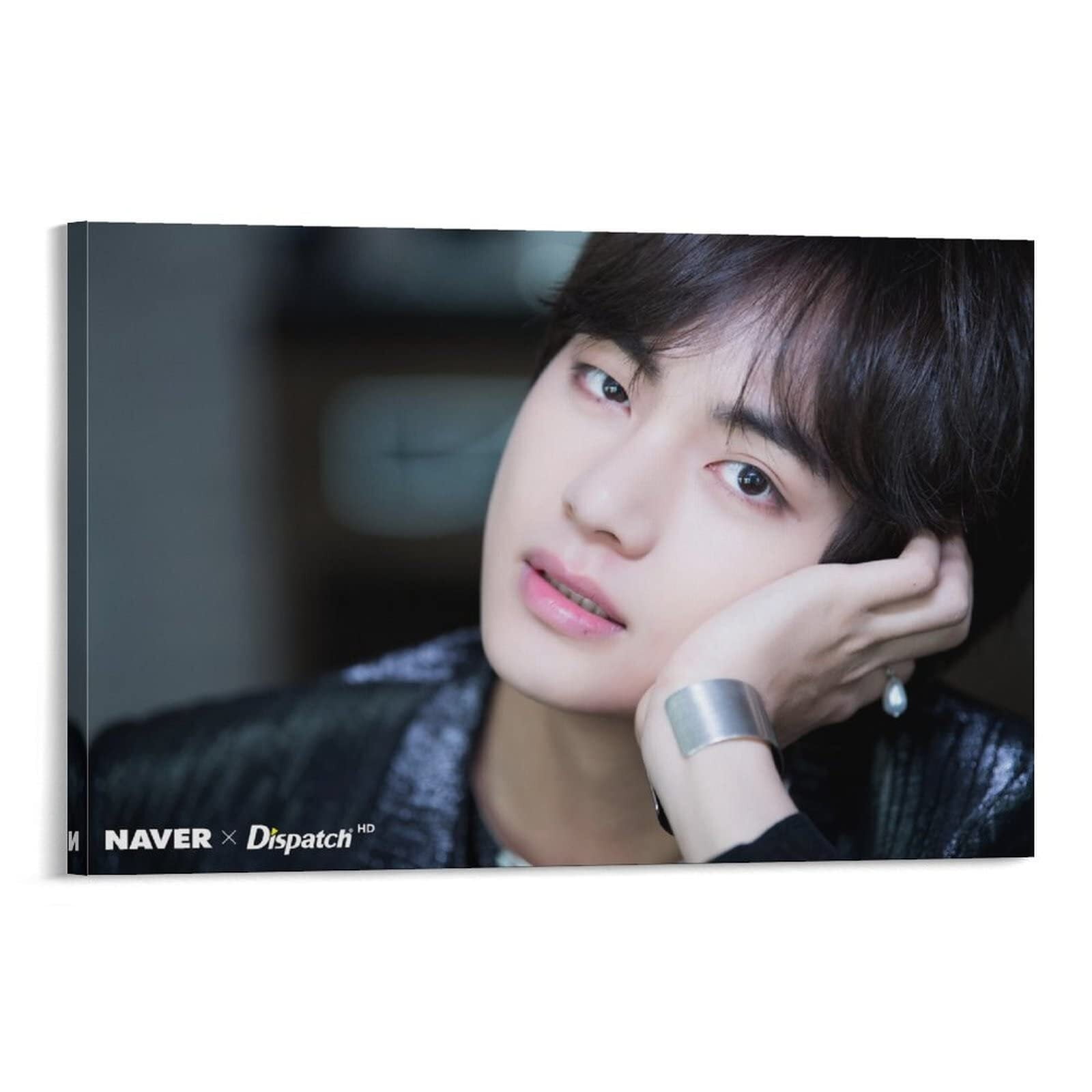 Korean Actor Kim Tae Hyung Poster Canvas Artwork Prints Rustic ...