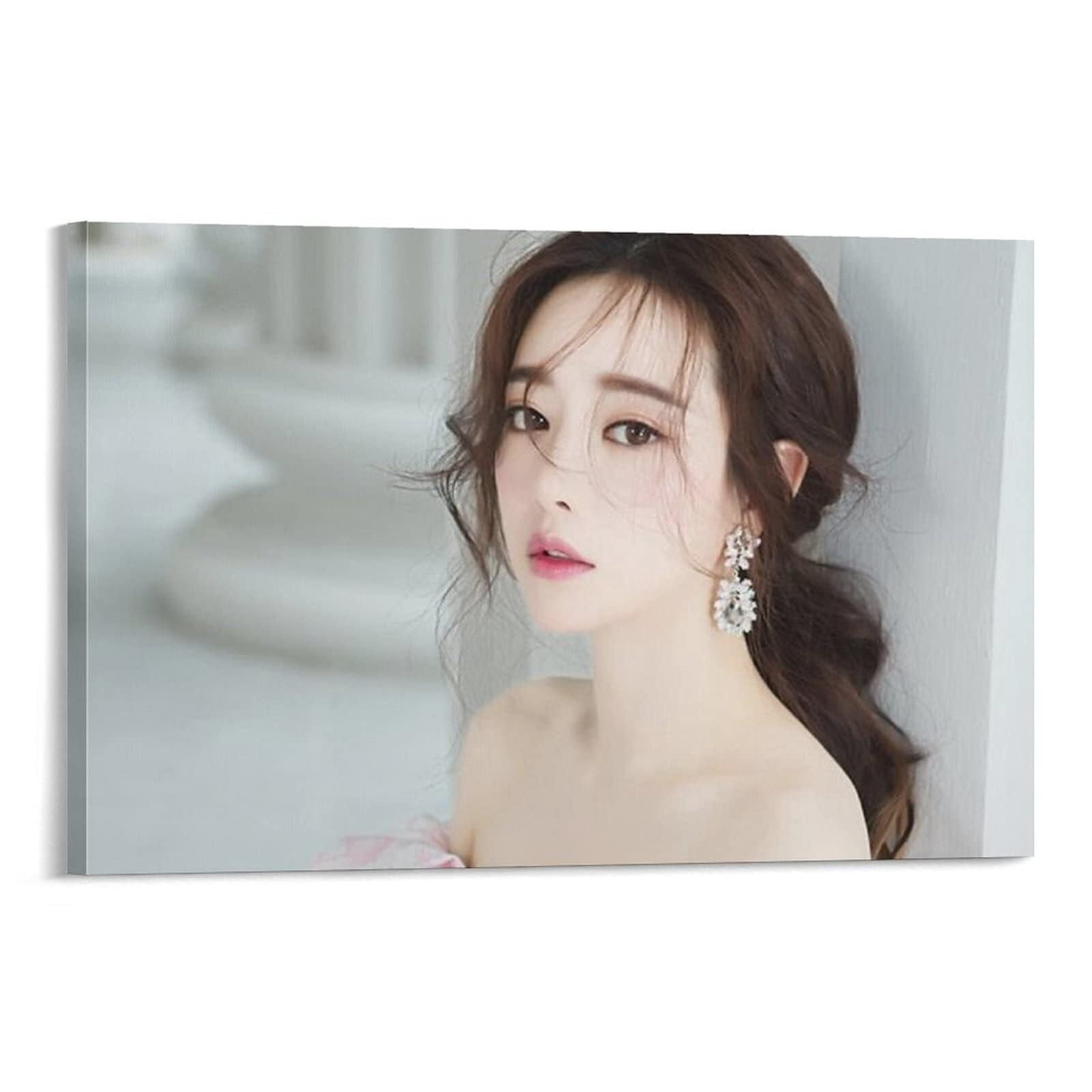 Korean Actress Hong Soo-AH Canvas Poster Wall Art Decor Print Picture ...