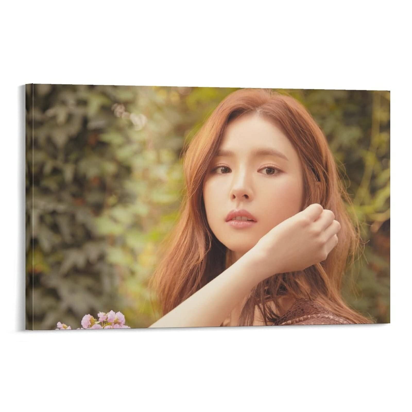 Korean Actress Shin SAE-Kyeong Canvas Poster Bedroom Decor Sports Landscape Office Room Decor ...