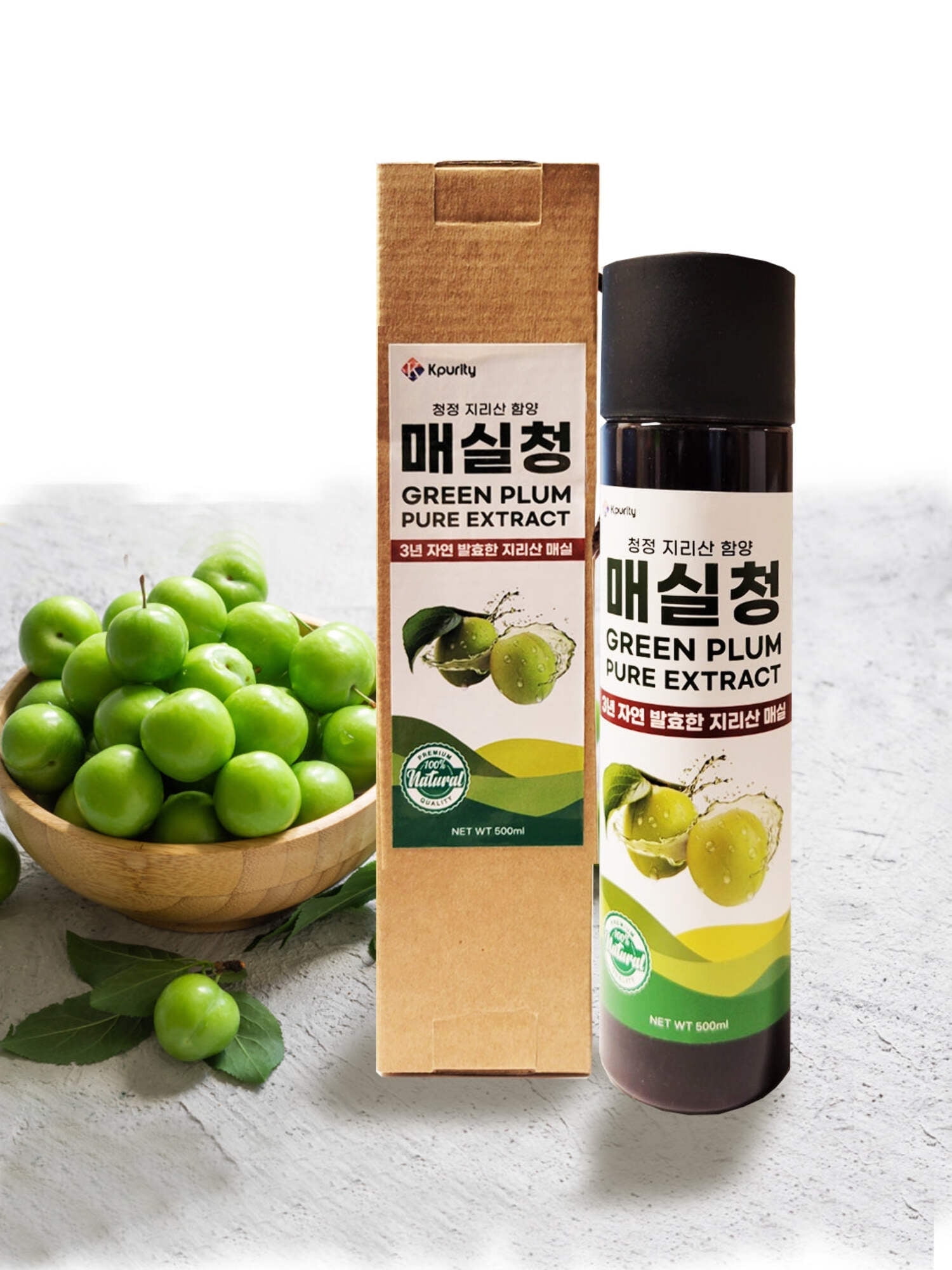 Korean All Purpose Green Plum Extract Syrup / 함양 지리산 매실청,500 ml ...