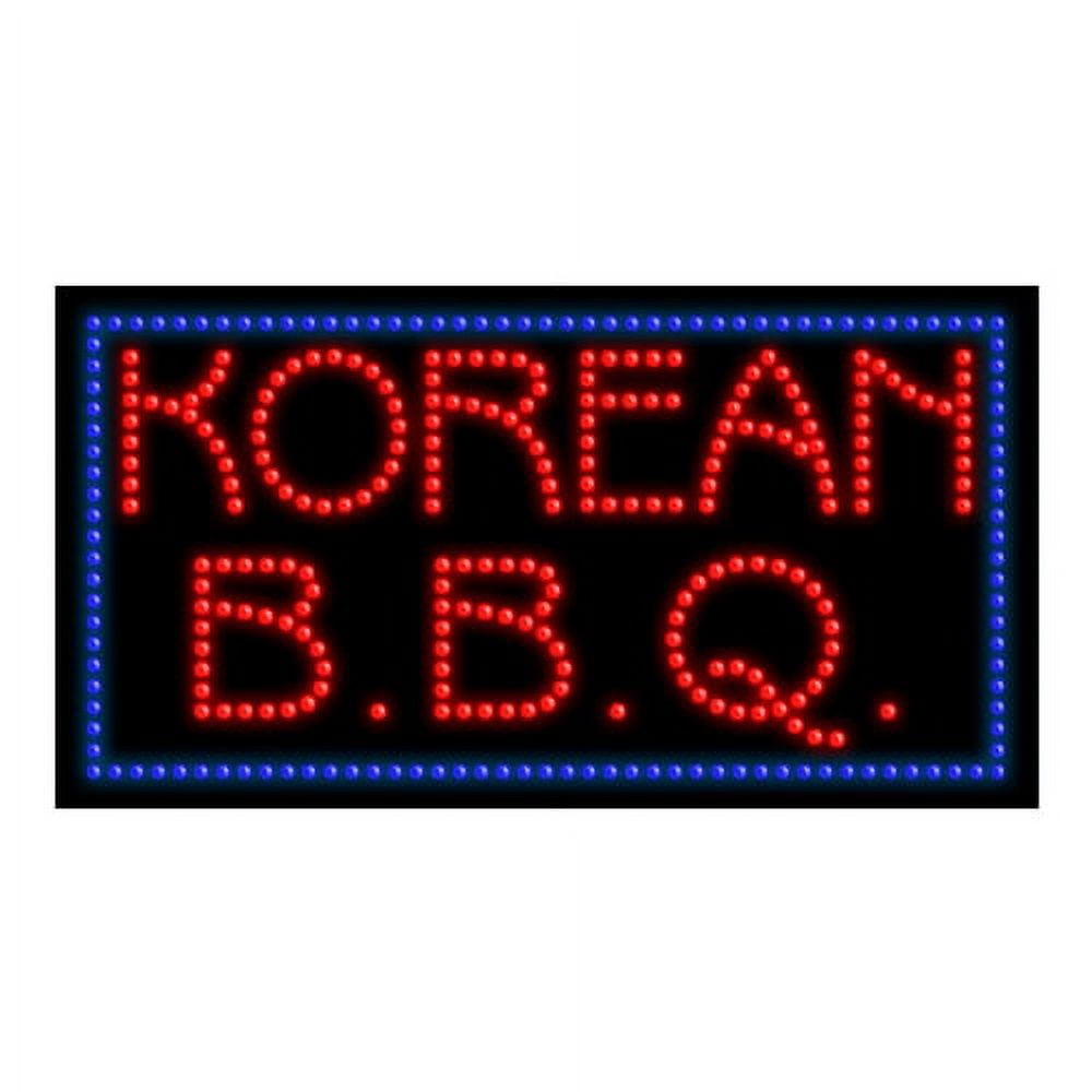 Korean BBQ-LED Dots Sign Made in USA - Walmart.com