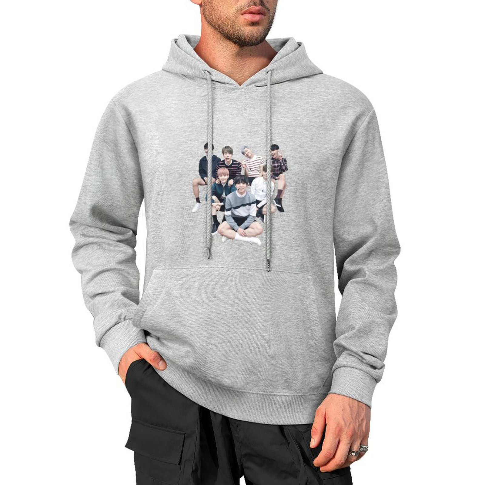 Korean Band BTS Cotton Hoodie,Unisex Adult Fashion Hooded Sweater, Hat ...