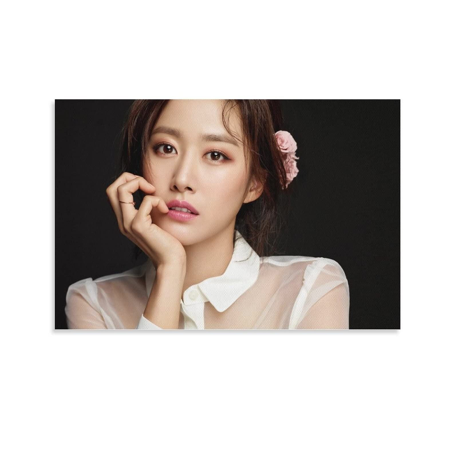 Korean Beauty Actor Jeon Hye Bin Canvas Wall Art Print Poster for Home ...