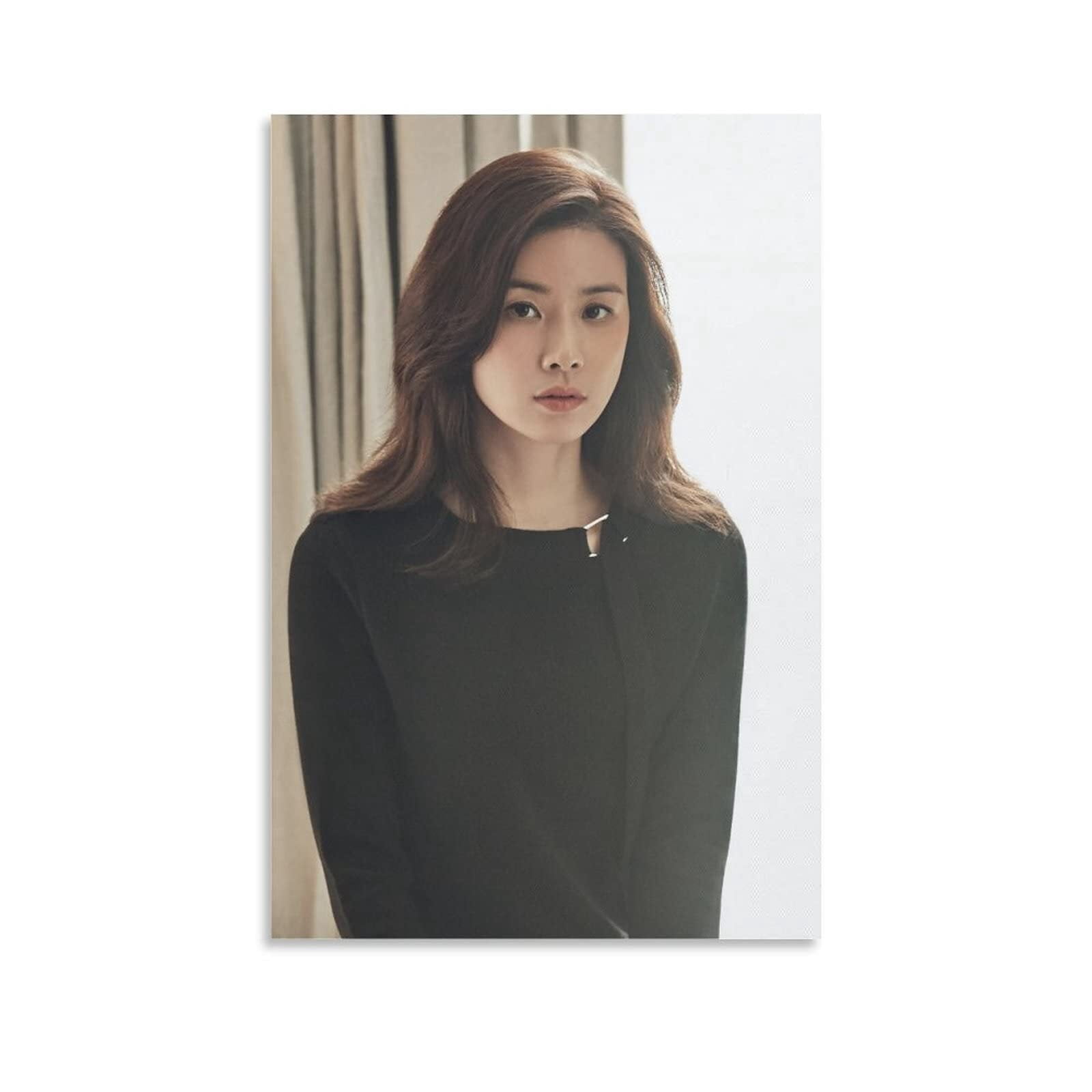 Korean Beauty Actor Lee Bo Young Poster Decorative Painting Canvas Wall ...