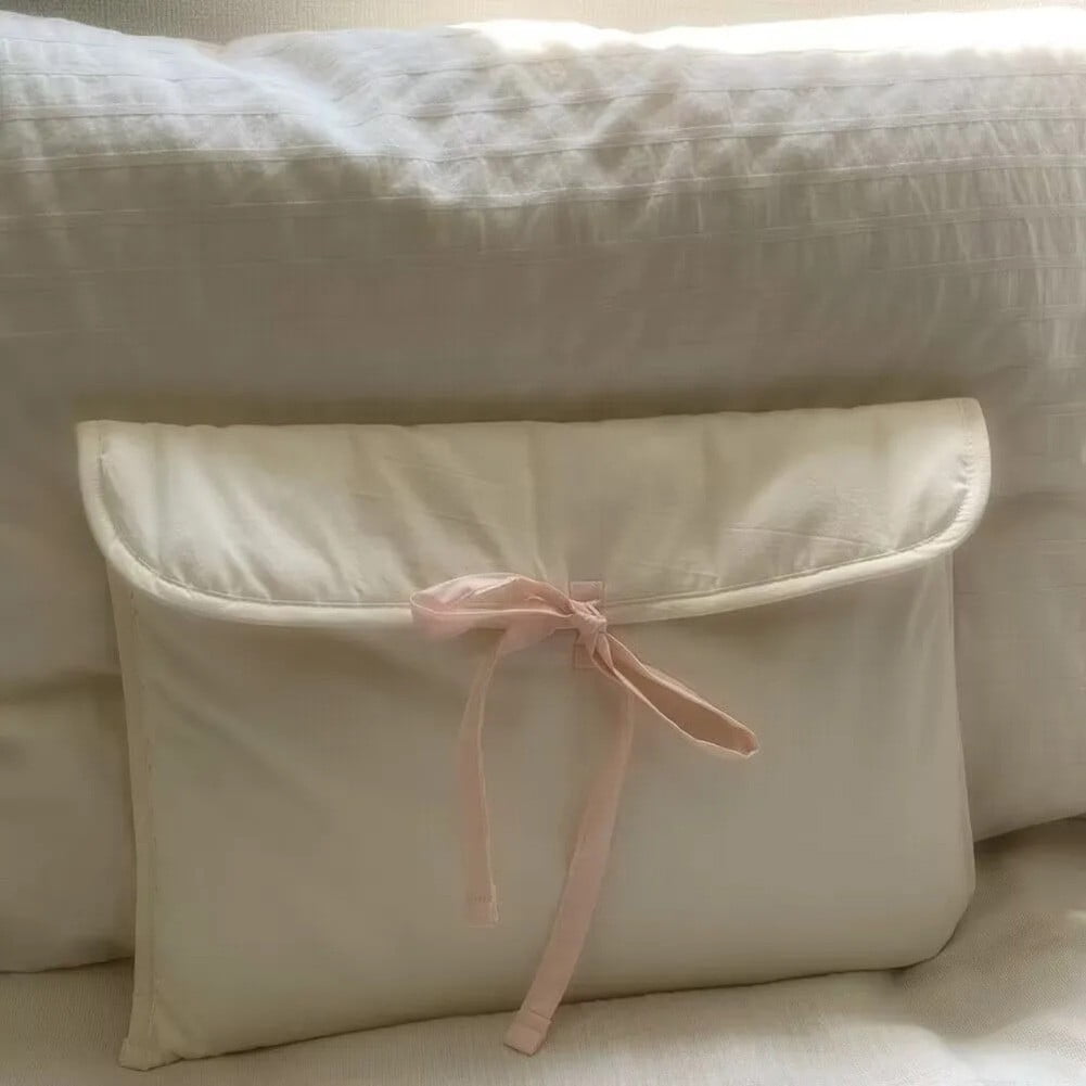 Korean Bow Knot Computer Bag Black Pink Bow Tablets Computer Storage ...