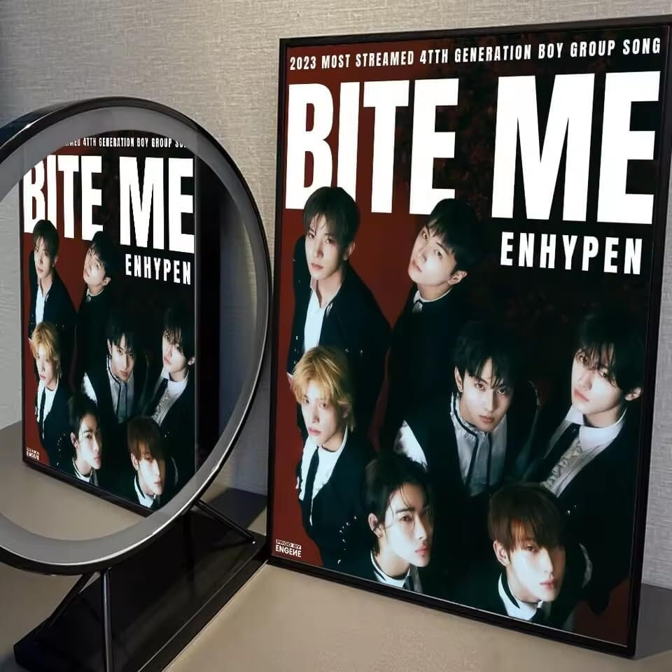 Korean Boy Group E-ENHYPEN Movie Sticky Posters - Walmart.com